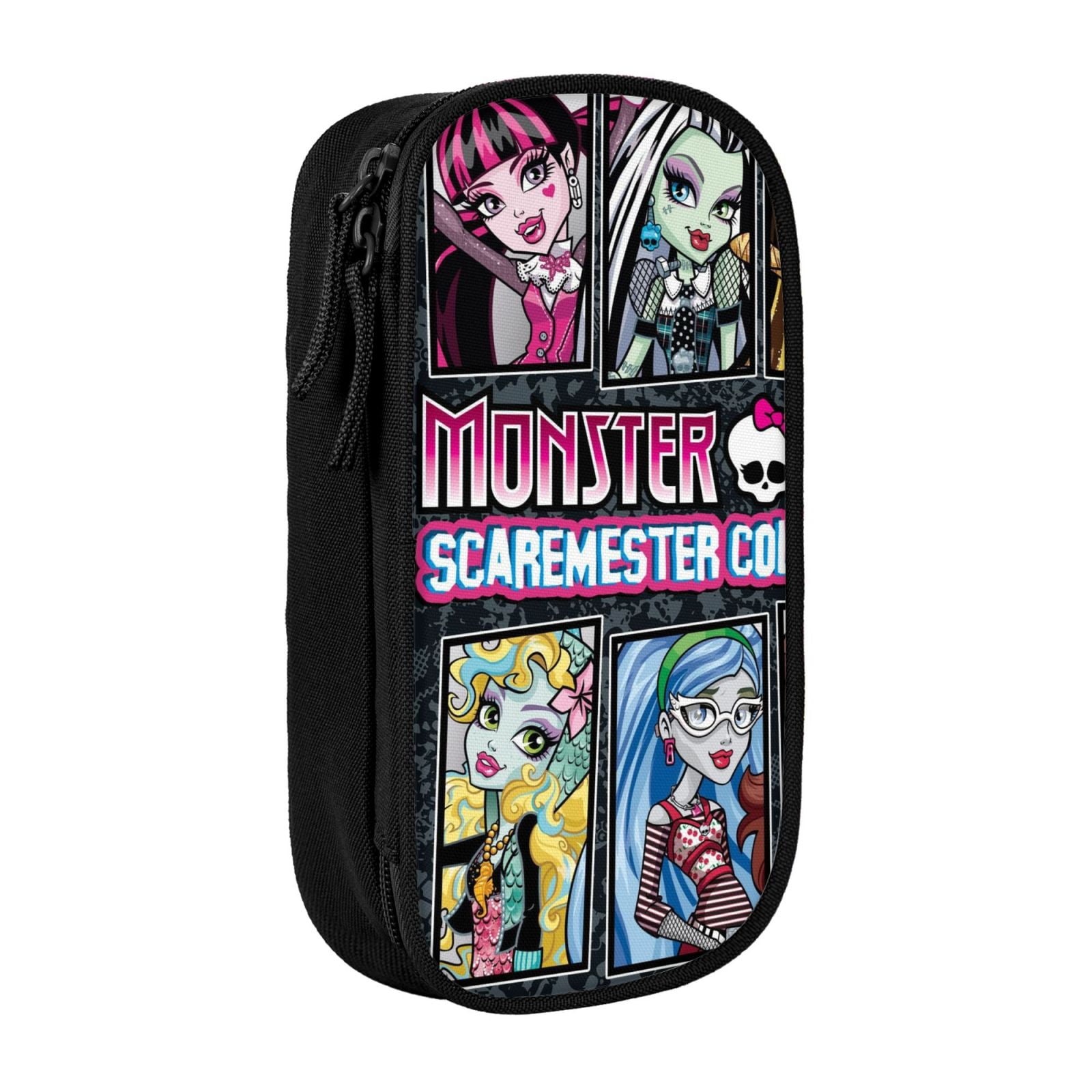 Monster High Big Capacity Pencil Case Bag with Zipper, Aesthetic Pencil ...