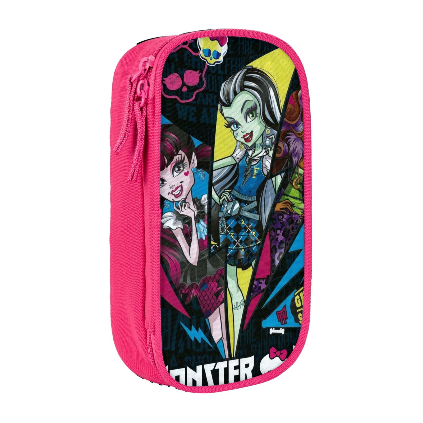Monster High Big Capacity Pencil Case Bag with Zipper, Aesthetic Pencil ...
