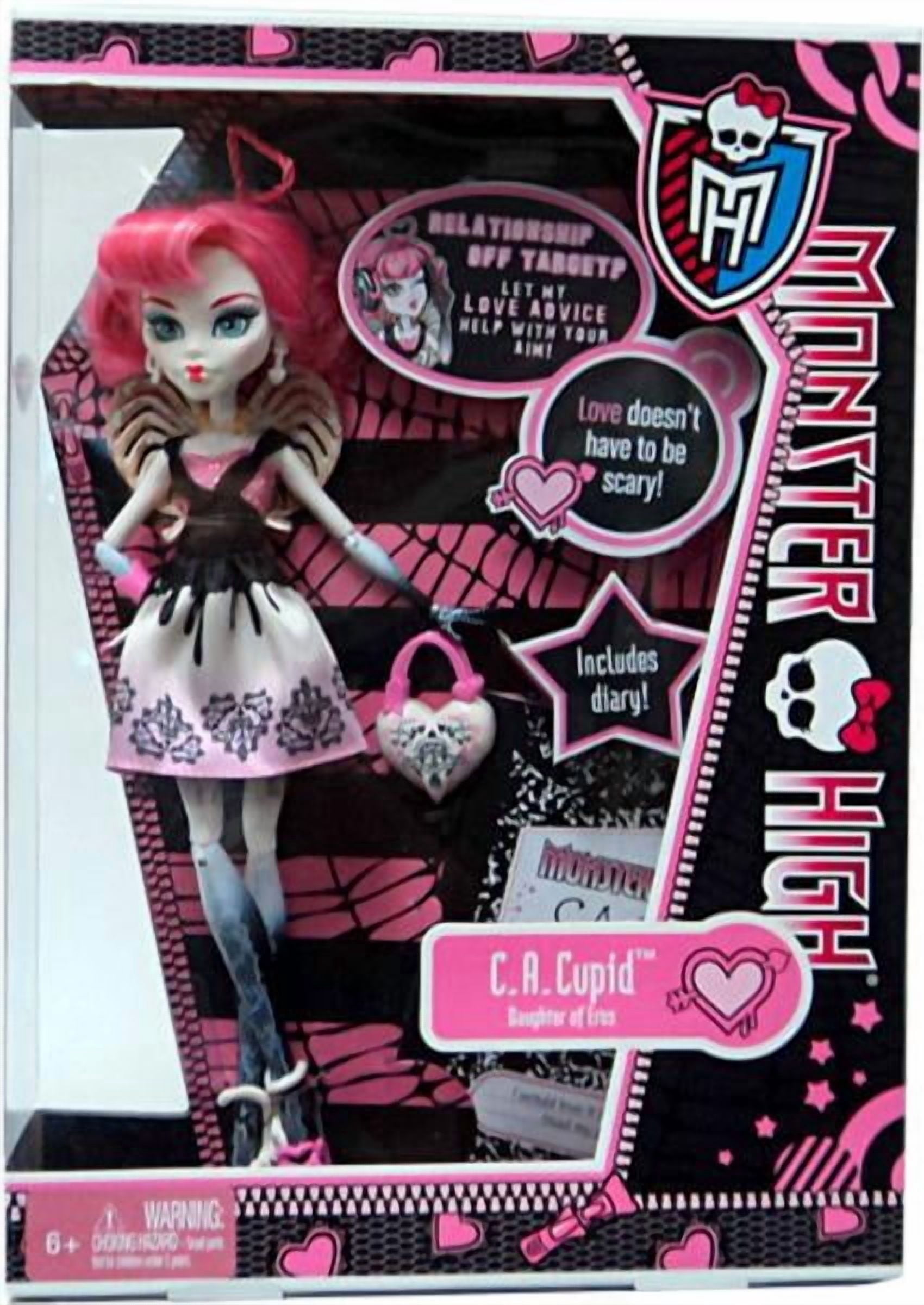 Monster High C.A. Cupid Doll, Daughter of Eros, 13'' x 3'' x 9 ...