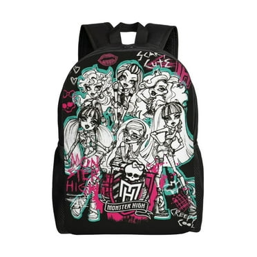 "Mattel Monster High School Backpack: 16"" Full Size Kids Bookbag ...