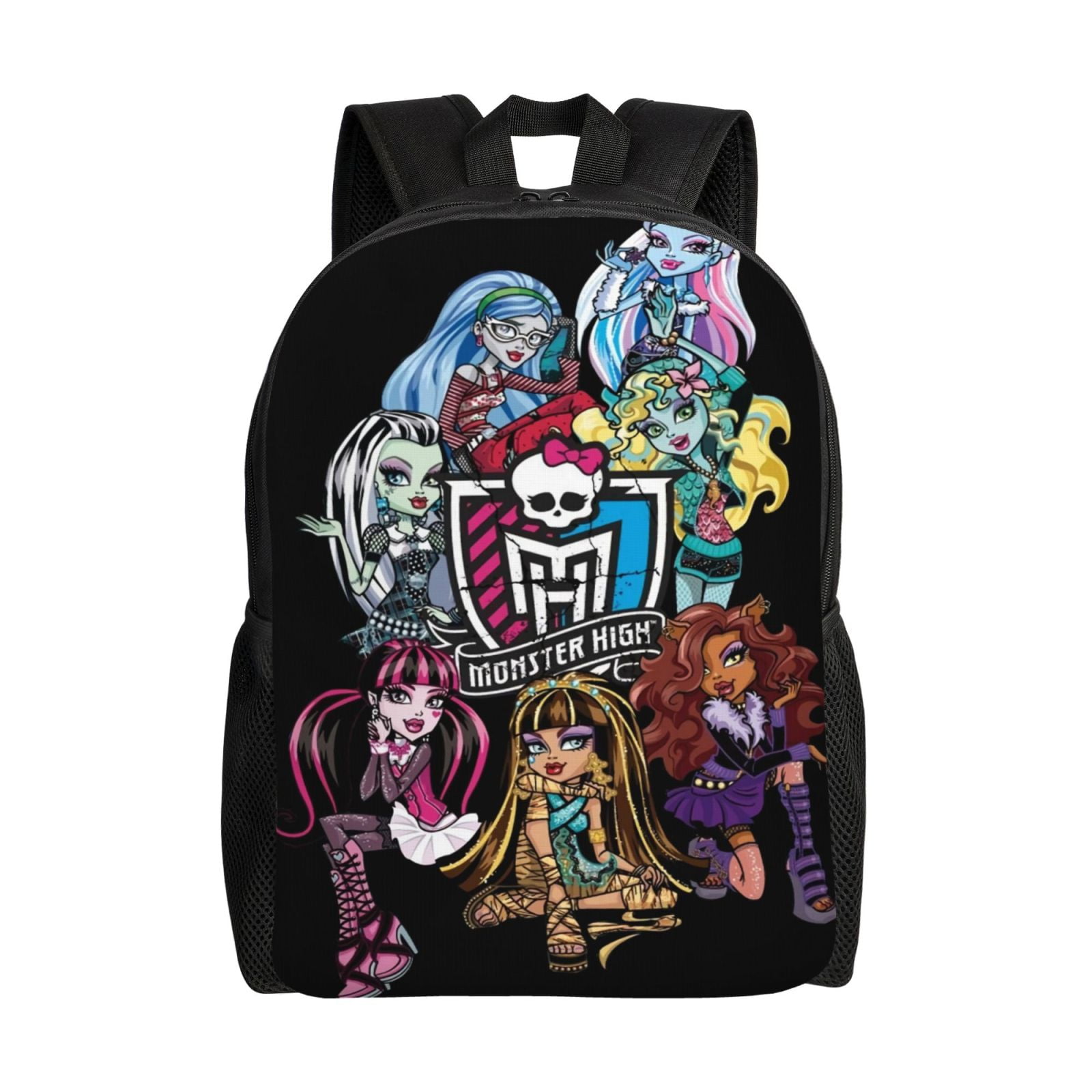 Monster High Cartoon Backpack Cute Large Capacity Casual School Unisex ...