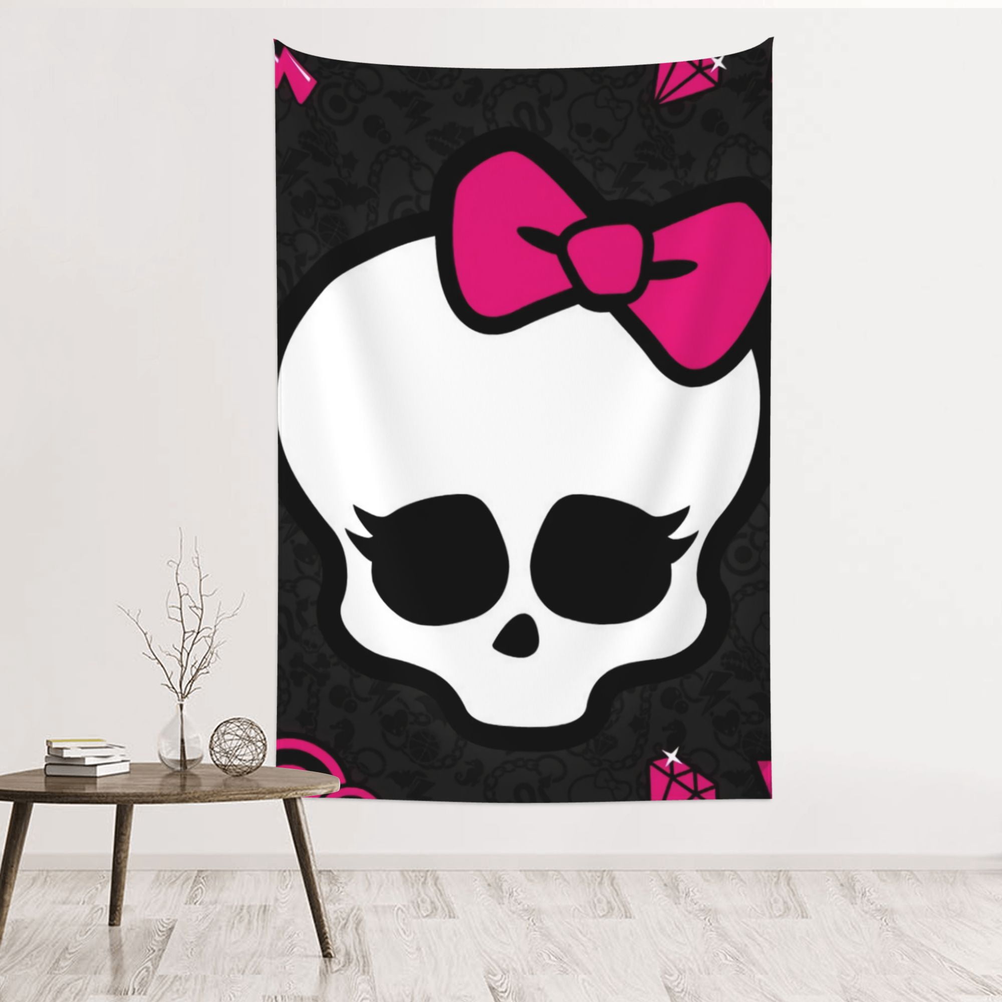 Monster High Cartoon Tapestry Wall Hanging, Fashion Printed Poster ...