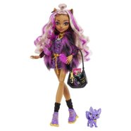 Monster High Draculaura Sleepover Party Fashion Doll with Pet and ...