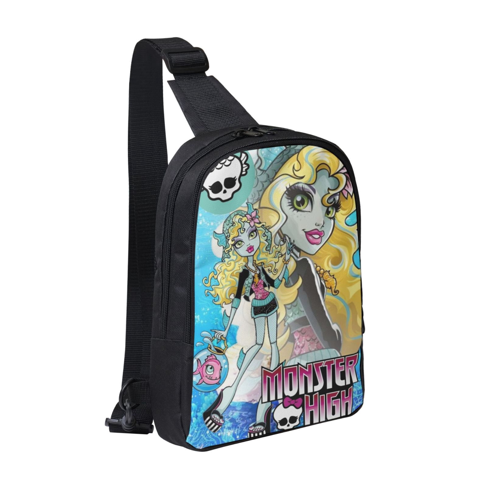 Monster High Crossbody Sling Bag for Adults – Compact Chest Backpack ...