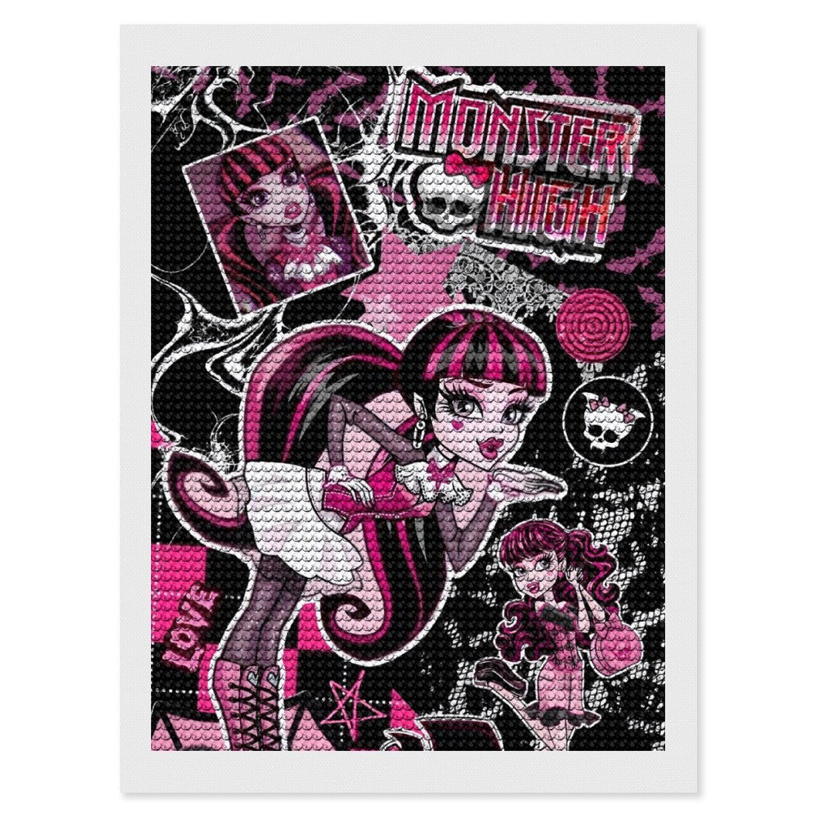 Monster High Diamond Art Painting Kits for Adult, DIY Handmade Poster ...