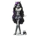 Monster High Doll with Posters, Clawdeen Wolf in Black and White ...