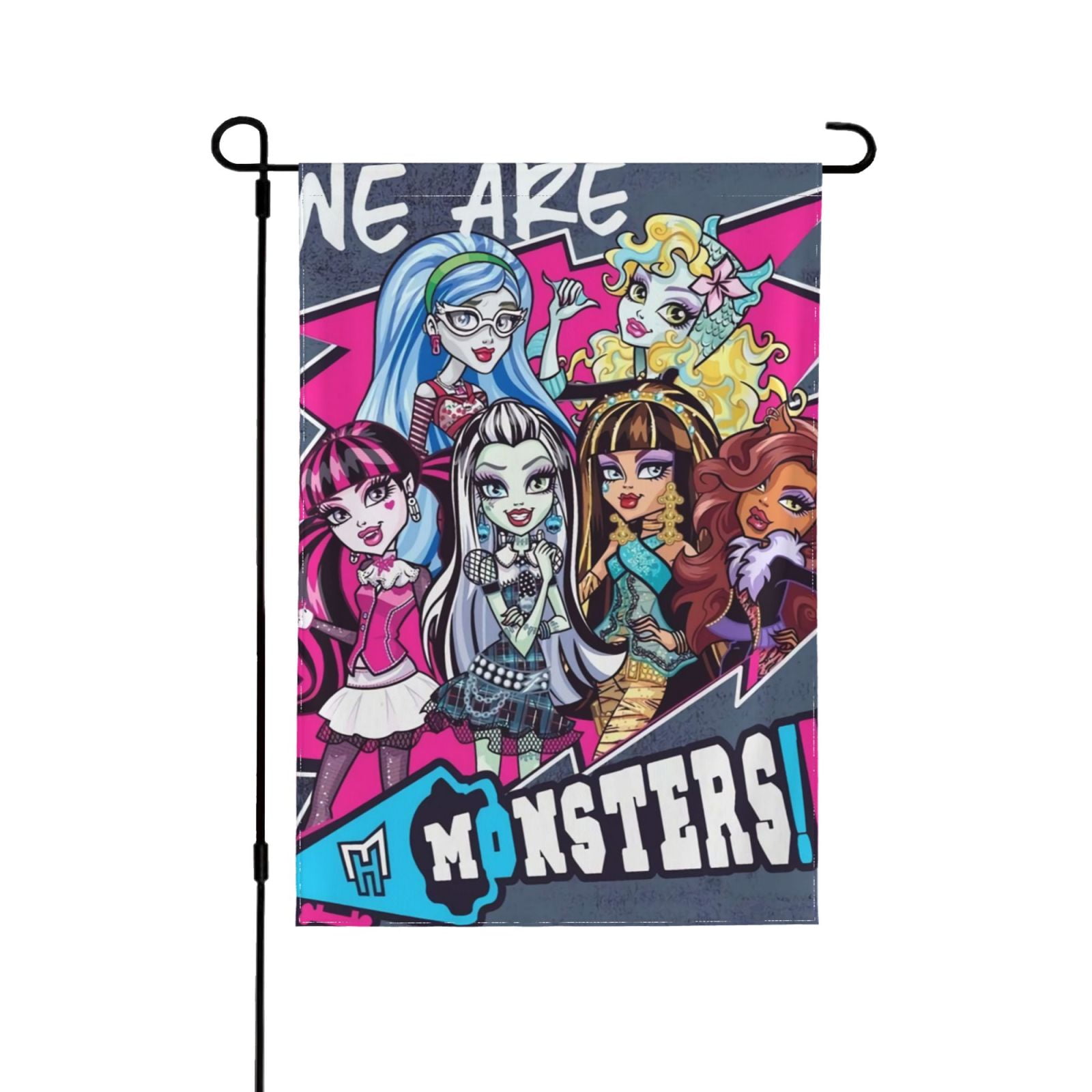 Monster High Double Sided Seasonal Garden Flag,12 X 18 Inches,Patio ...