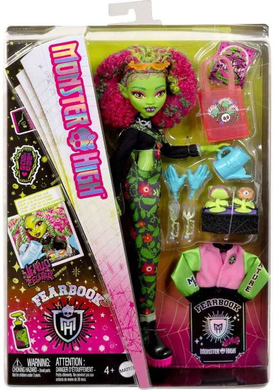 Monster High Fearbook Venus McFlytrap Fashion Doll with Yearbook and ...
