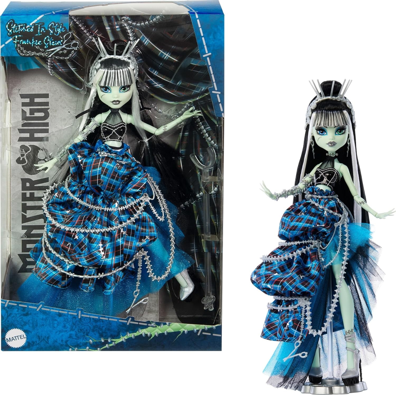 Monster High Frankie Stein Doll with Original Sculpt, Stitched in Style ...