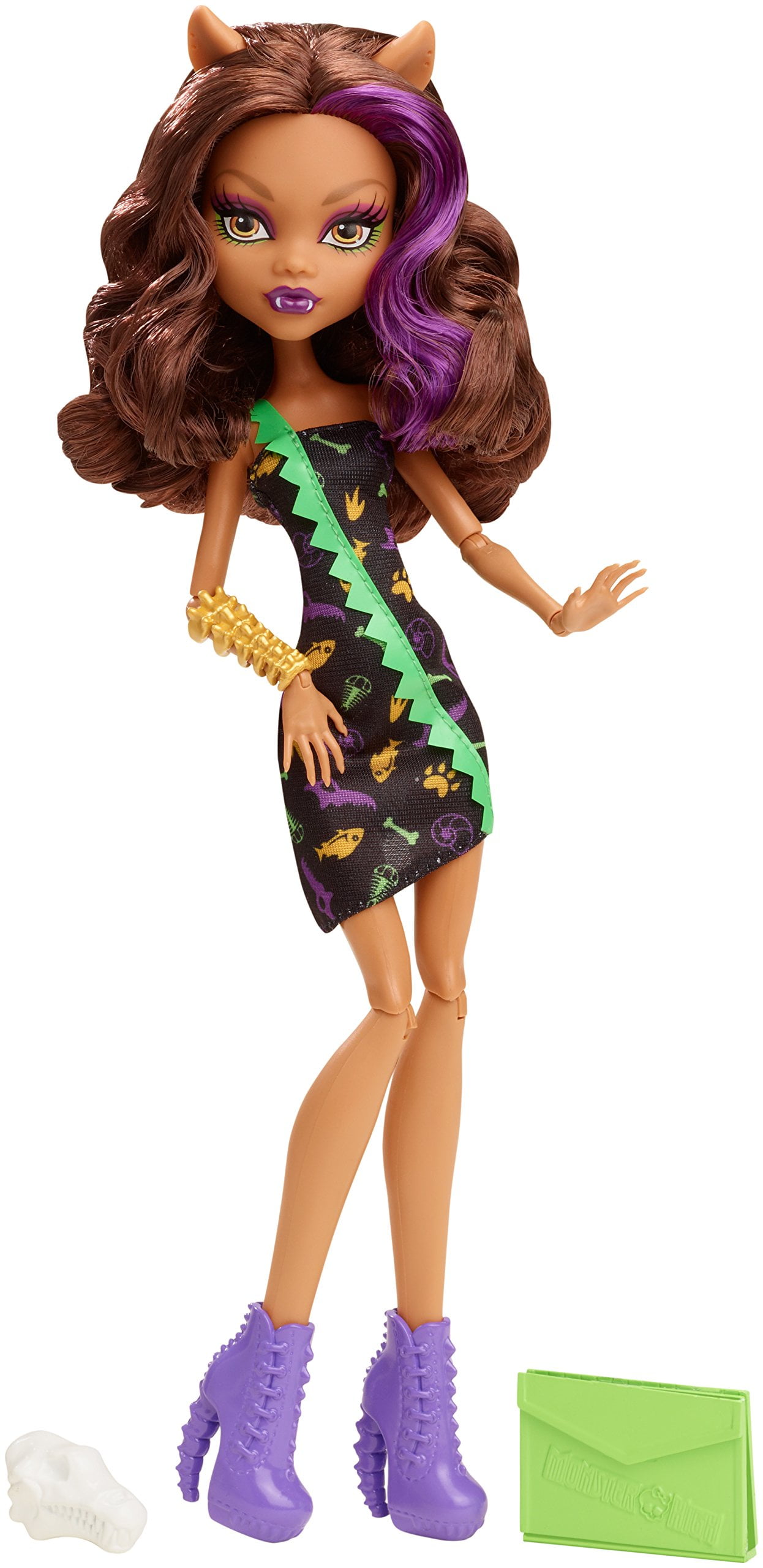 Monster High Freaky Field Trip Clawdeen Wolf Doll 2014 Mattel CFC76 ...