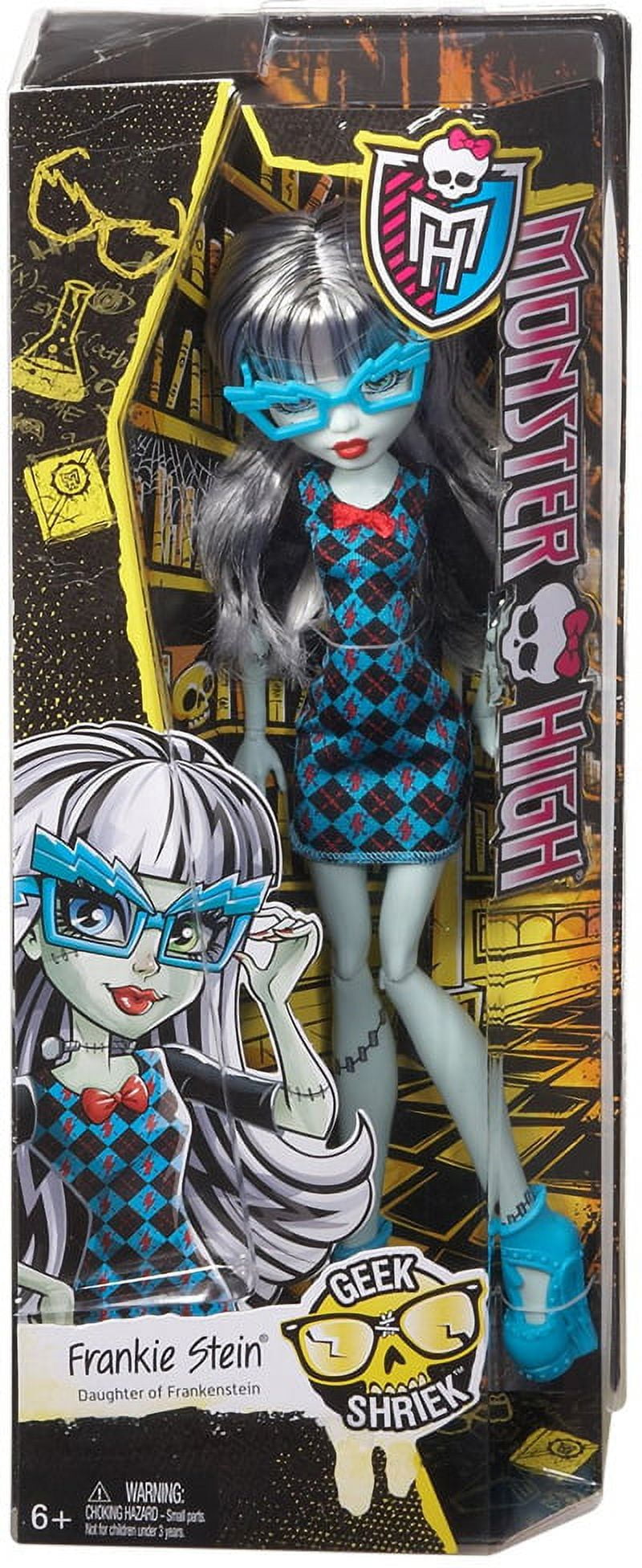Monster High Geek Shriek Frankie Stein 10.5" Doll, Voltageous Style ...