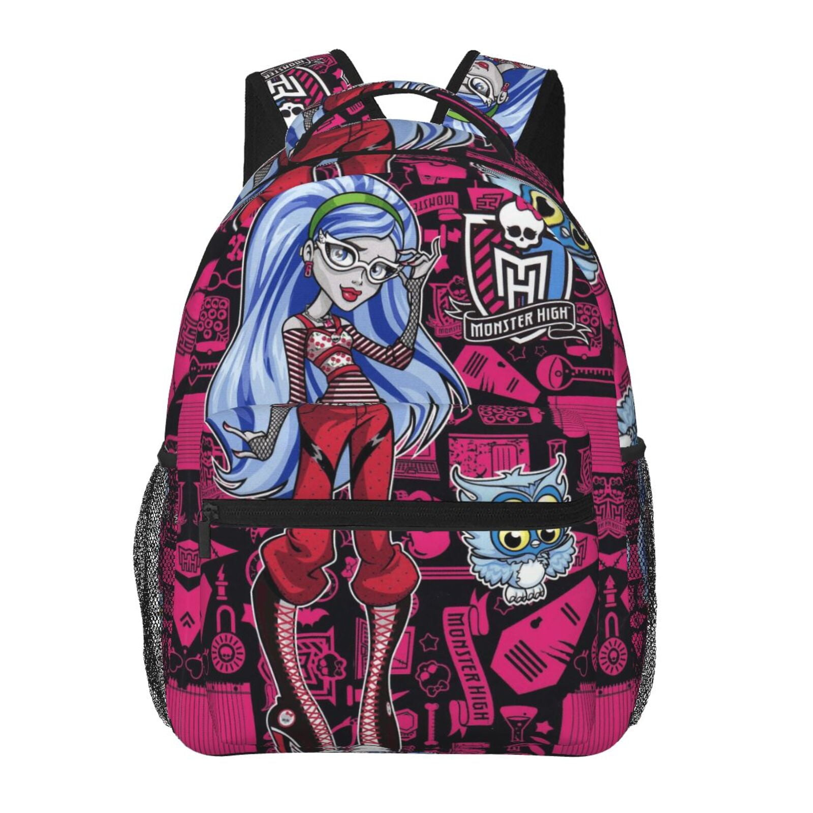 Monster High Ghoulia Backpack Travel Laptop Bags Large Capacity ...