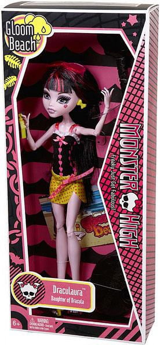 Monster High Gloom Beach Draculaura Doll, 13" Includes Accessories ...