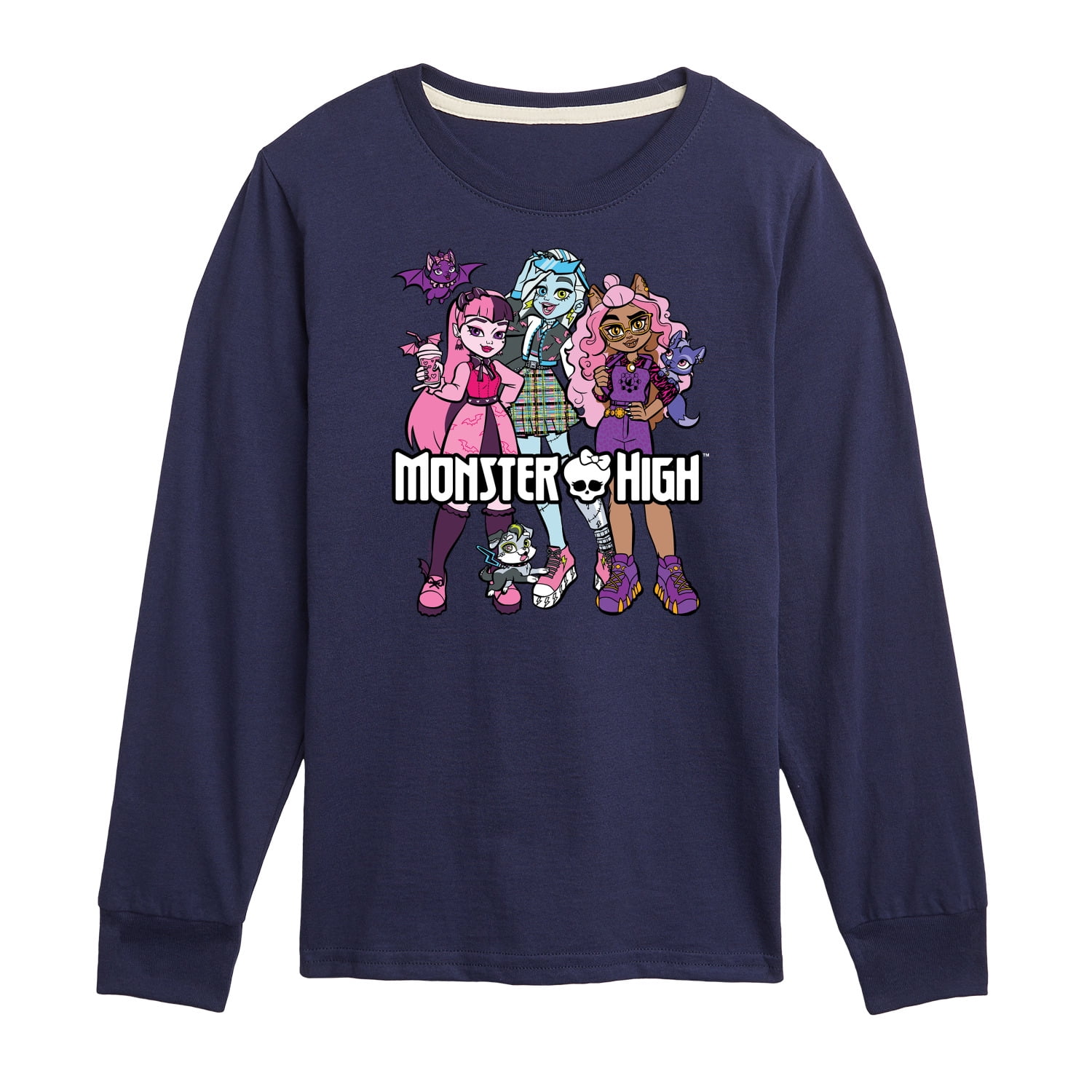 Monster High Kids Apparel: Group With Pets Graphic T-Shirt - Toddler ...