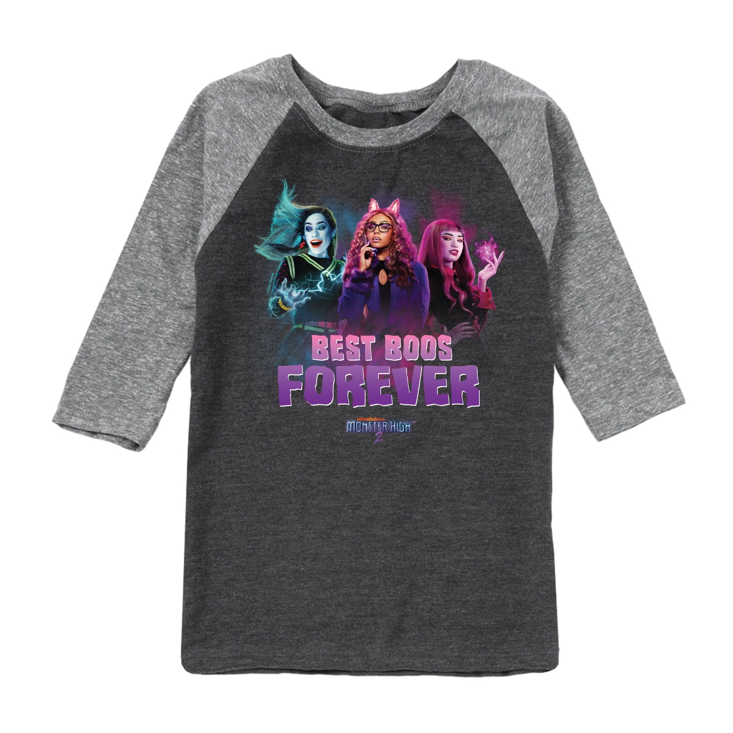 Monster High - Halloween - Best Boos Forever - Toddler & Youth Raglan ...