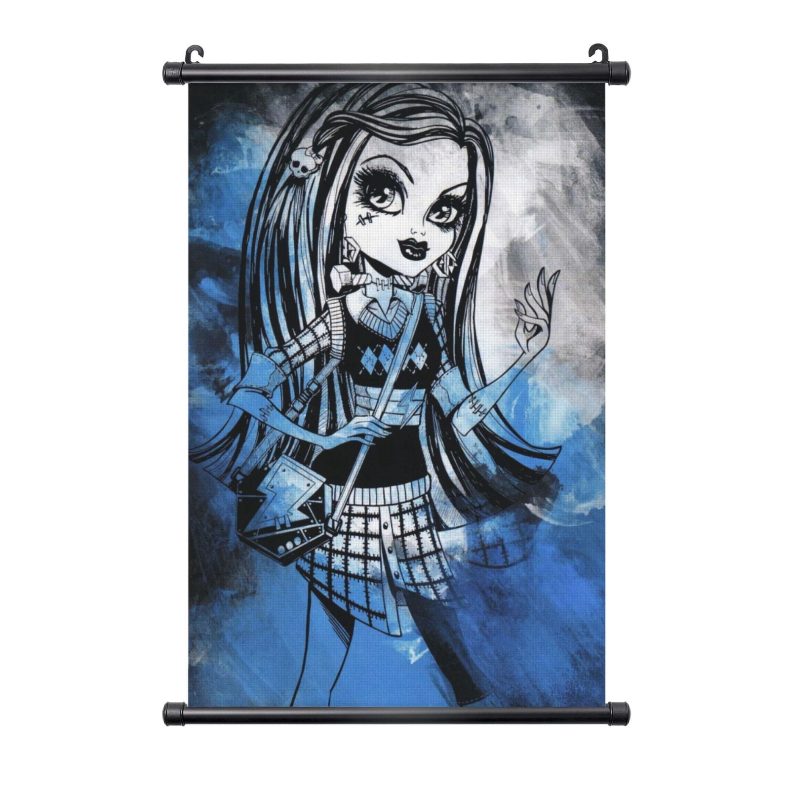 Monster High Hanging Poster, Black Plastic Shaft Wall Hanging Posters ...
