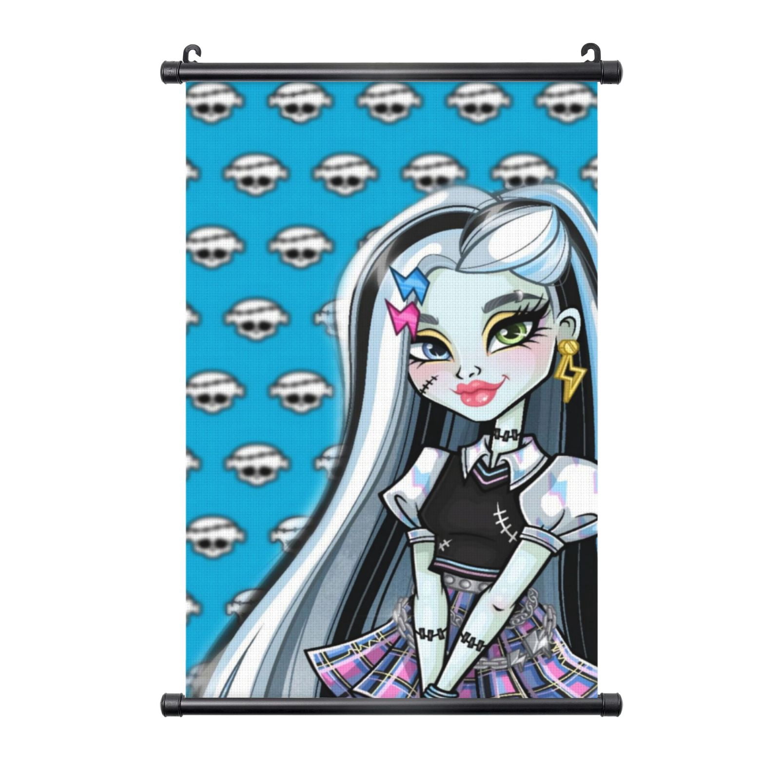 Monster High Hanging Poster, Black Plastic Shaft Wall Hanging Posters ...