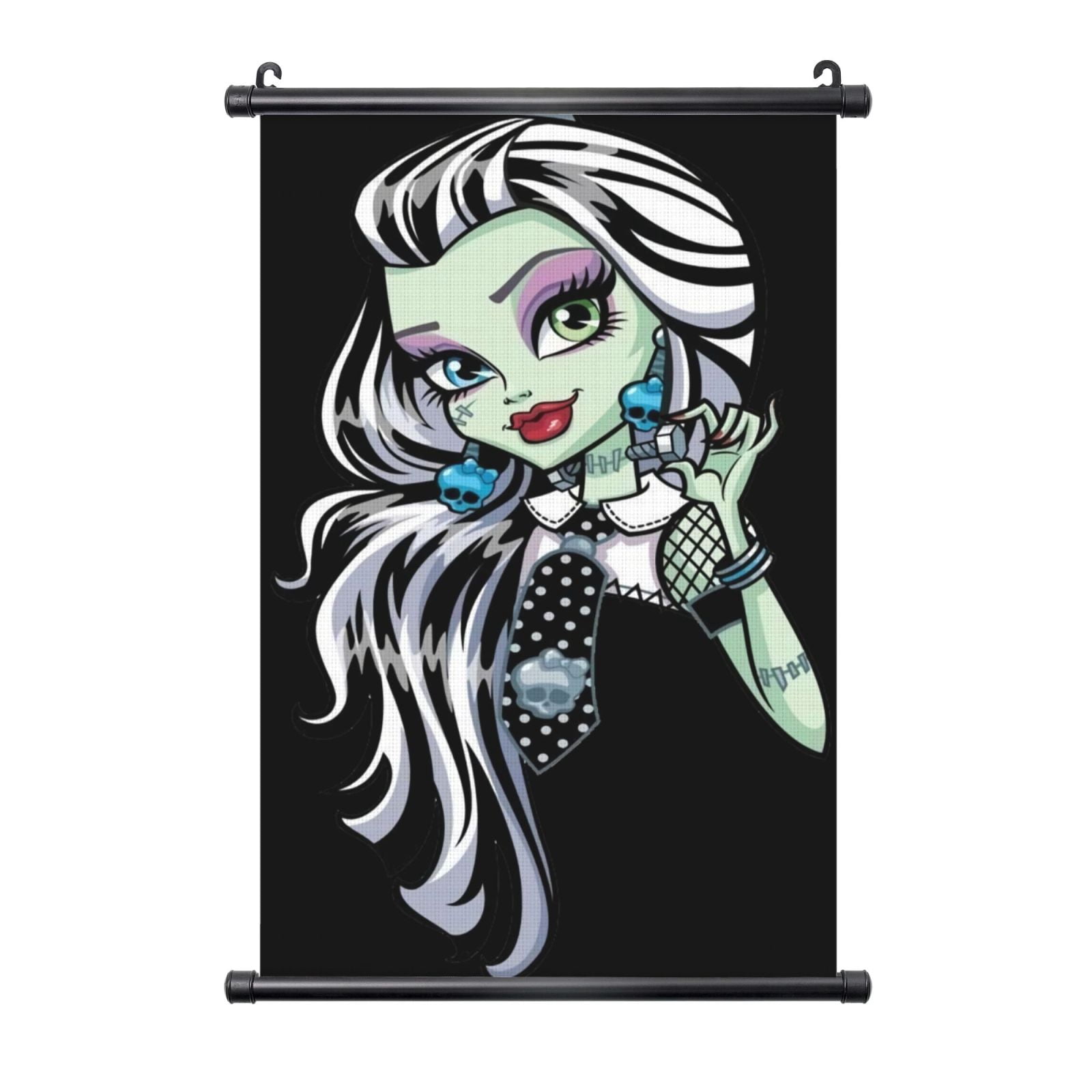 Monster High Hanging Poster, Black Plastic Shaft Wall Hanging Posters ...