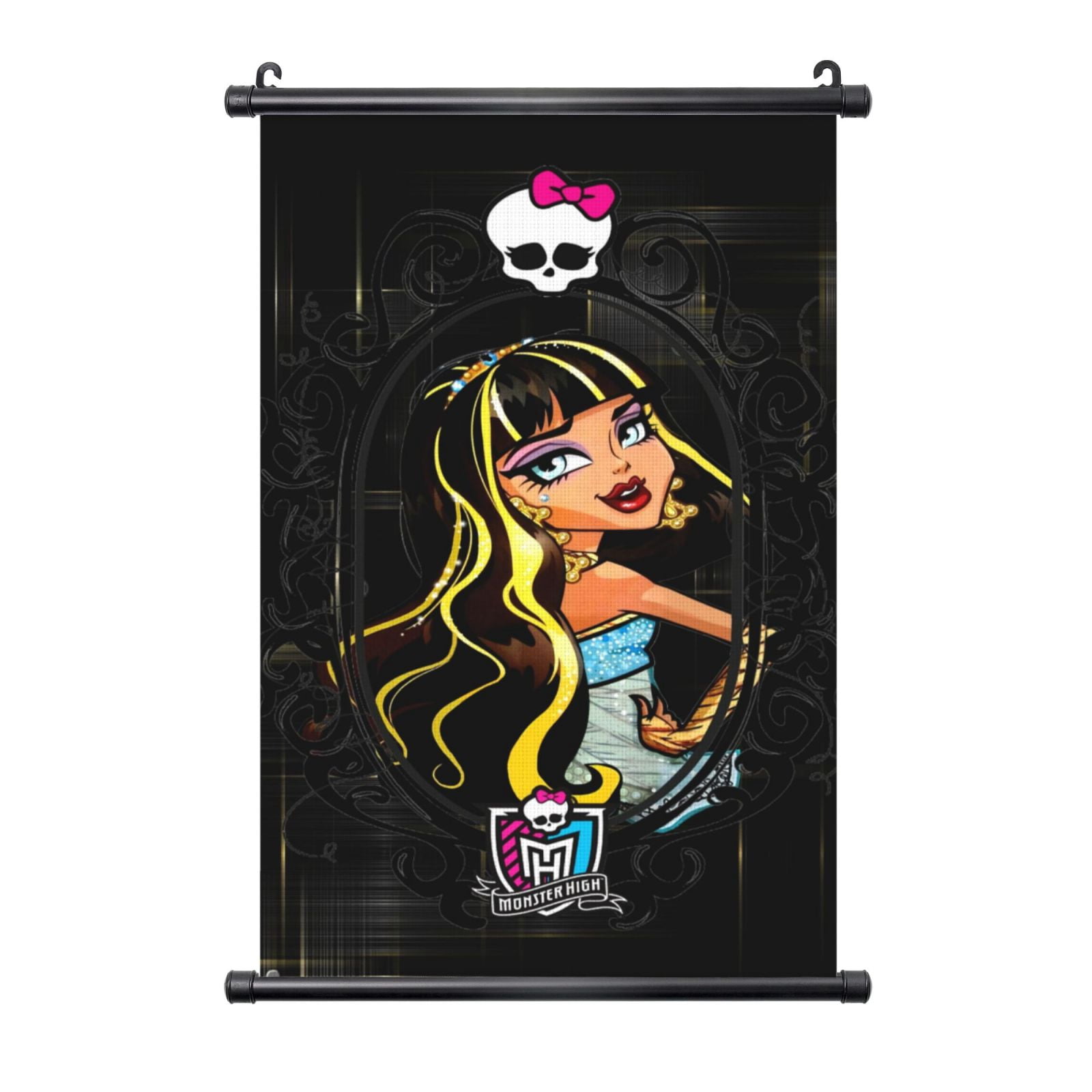 Monster High Hanging Poster, Black Plastic Shaft Wall Hanging Posters ...
