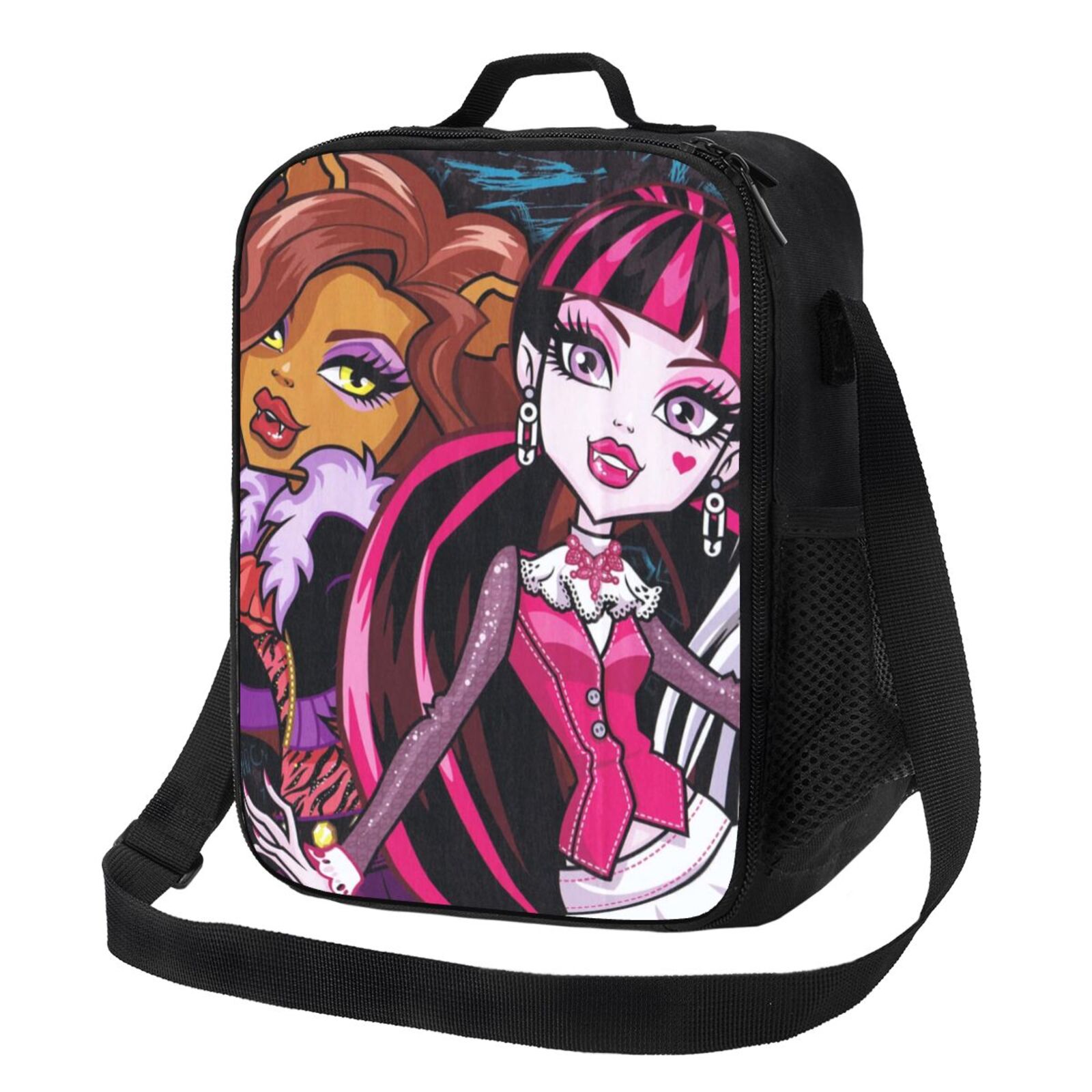 Monster High Insulated Lunch Bag Portable Lunchbag Reusable Thermal ...
