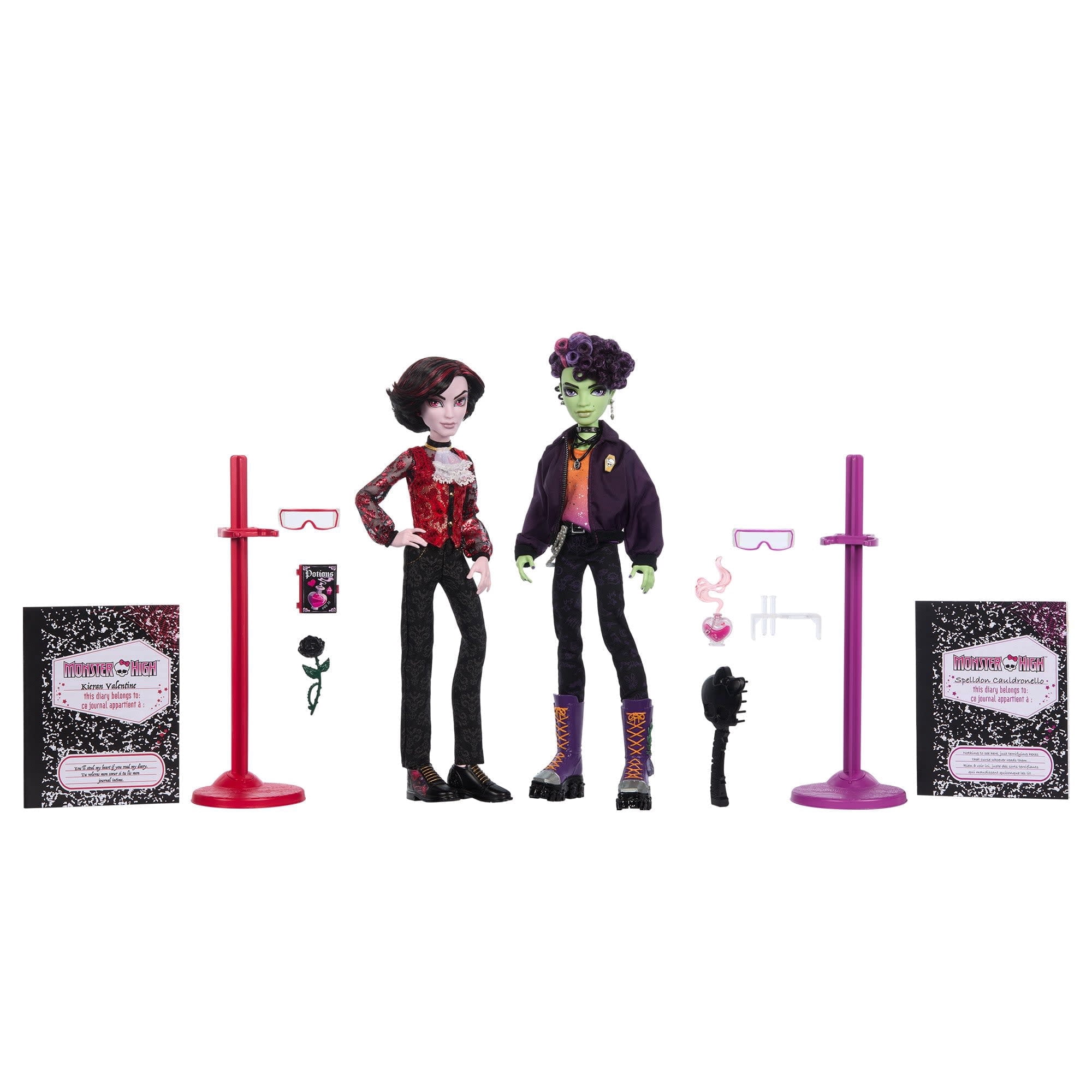 Monster High Kieran Valentine and Spelldon Cauldro - Walmart.com