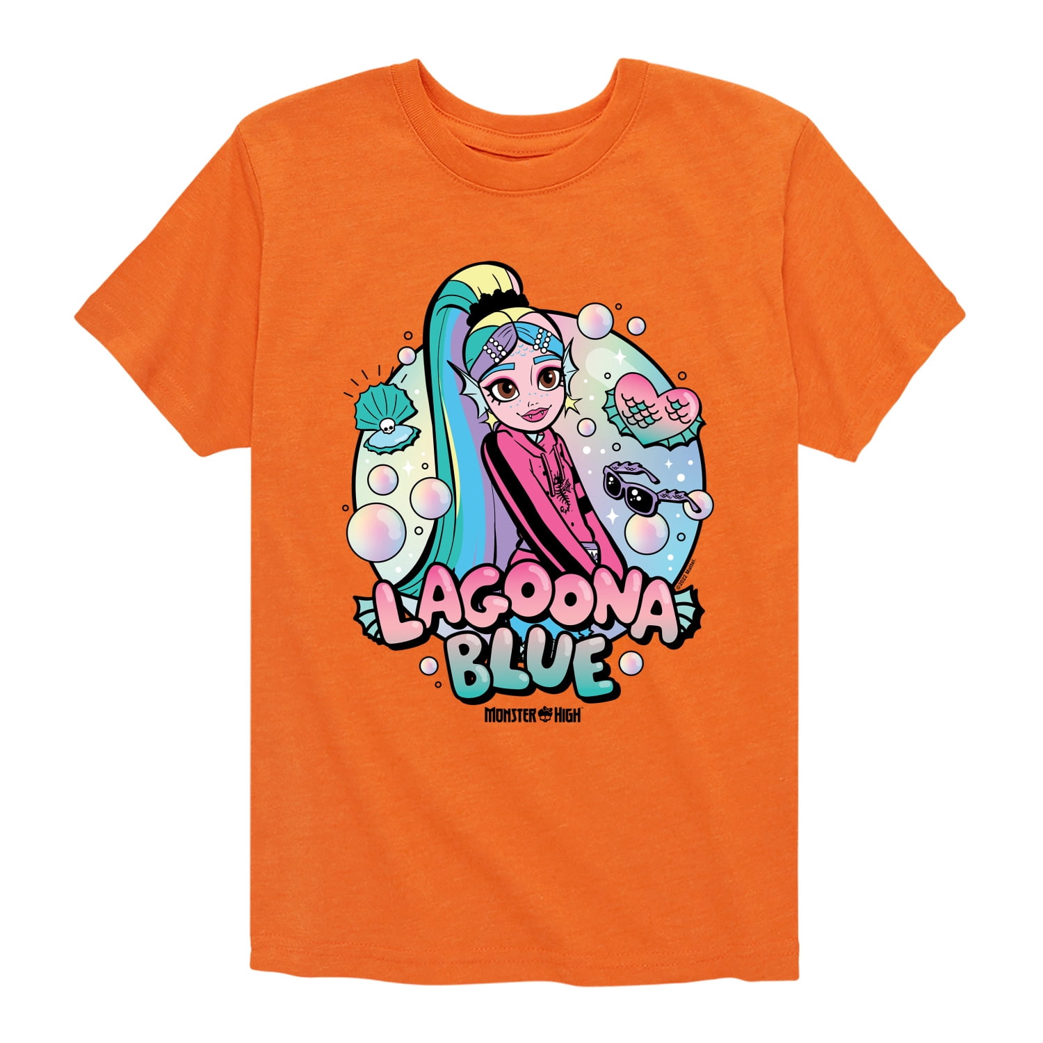Monster High - Lagoona Blue Bubbles - Toddler And Youth Short Sleeve ...