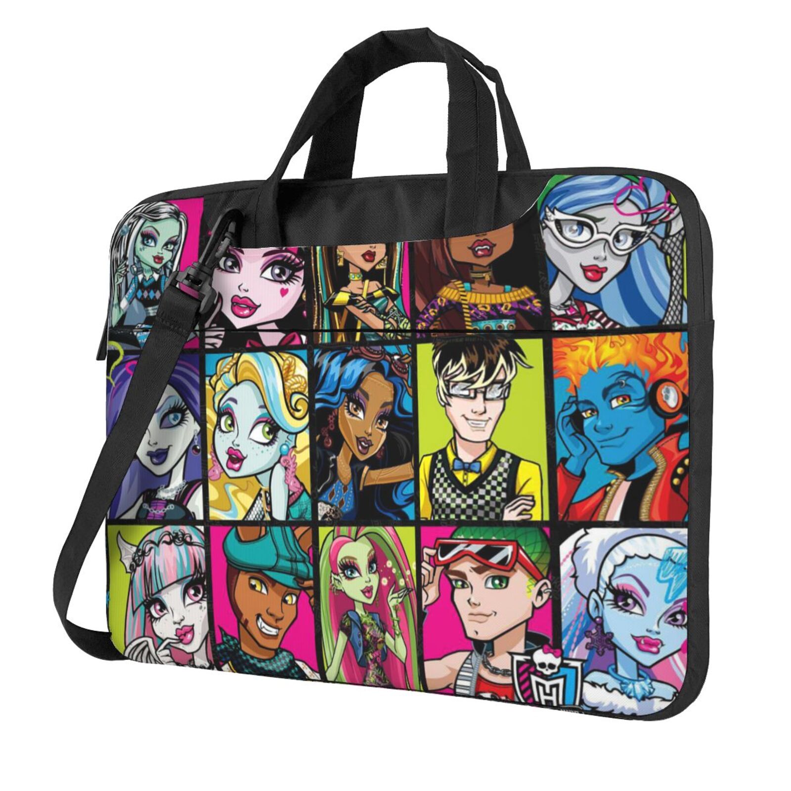 Monster High Laptop Shoulder Bag for Women Men, 15.6 inch Computer ...
