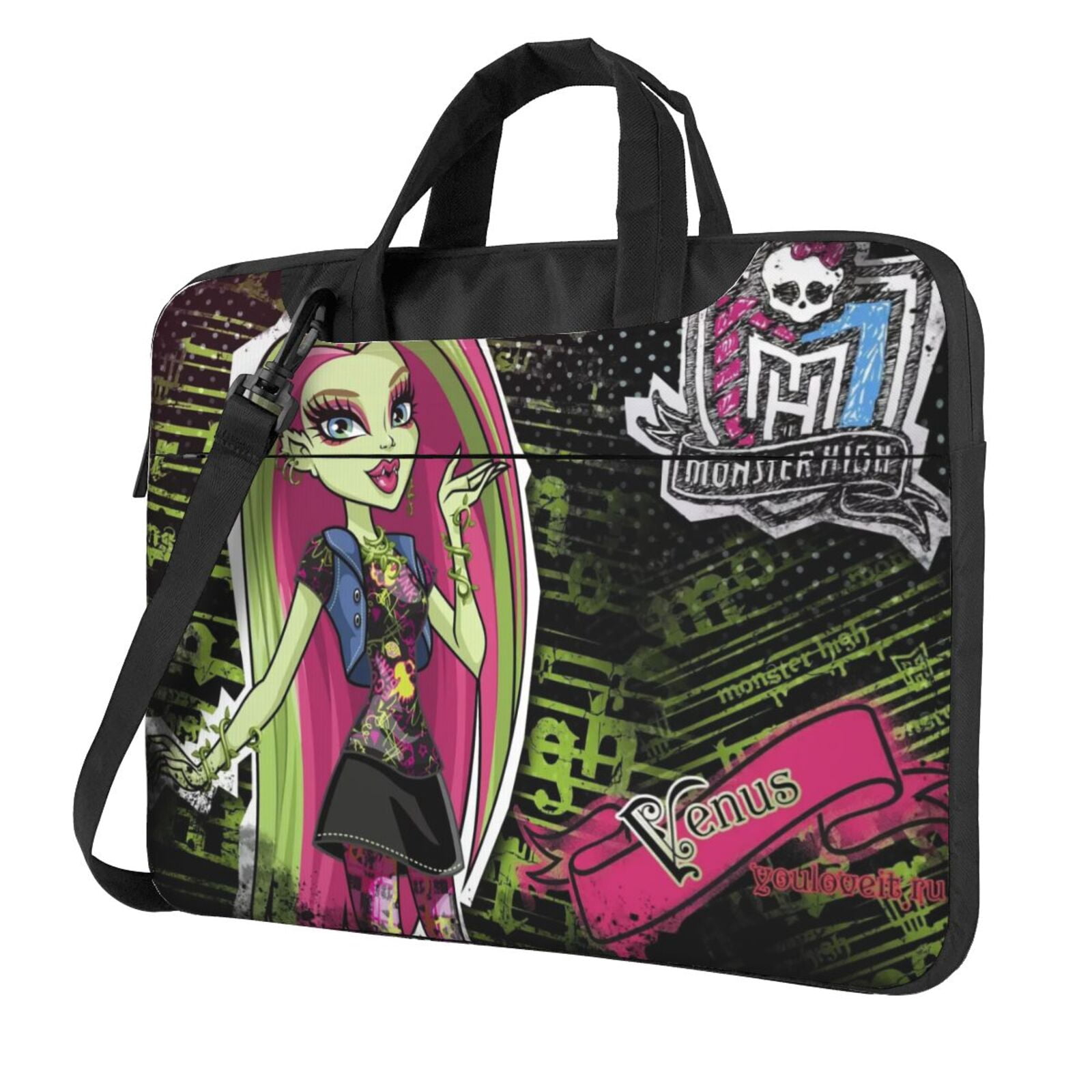 Monster High Laptop Shoulder Bag for Women Men, 15.6 inch Computer ...