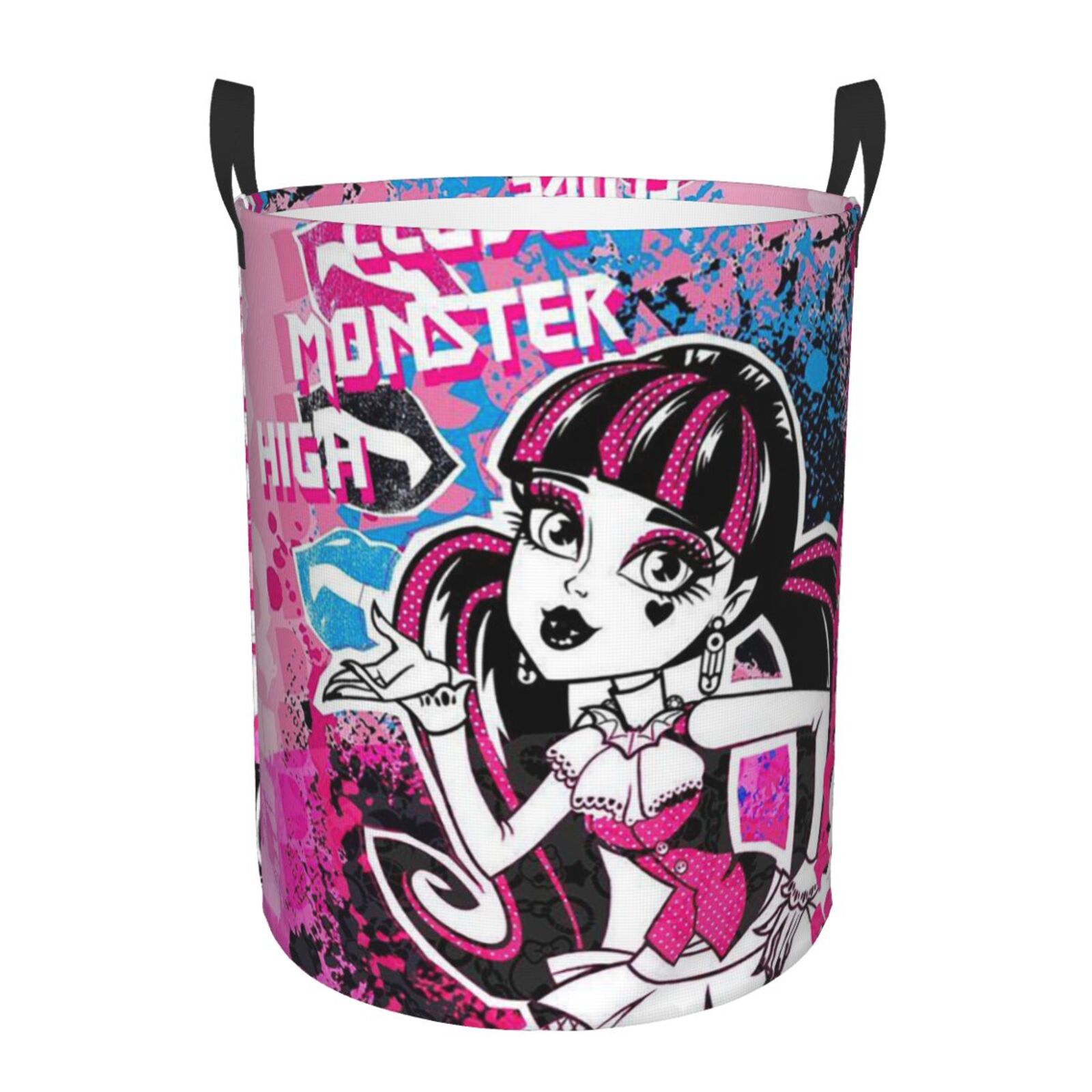 Monster High Laundry Basket, Waterproof Laundry Hamper, Lightweight ...