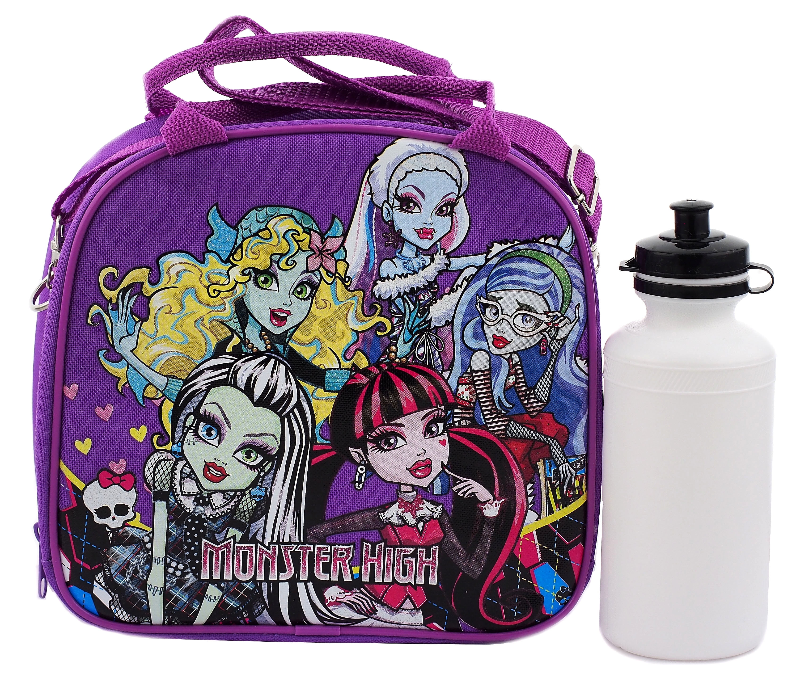 Monster High Lavender Lunch bag with Water Bottle - Walmart.com