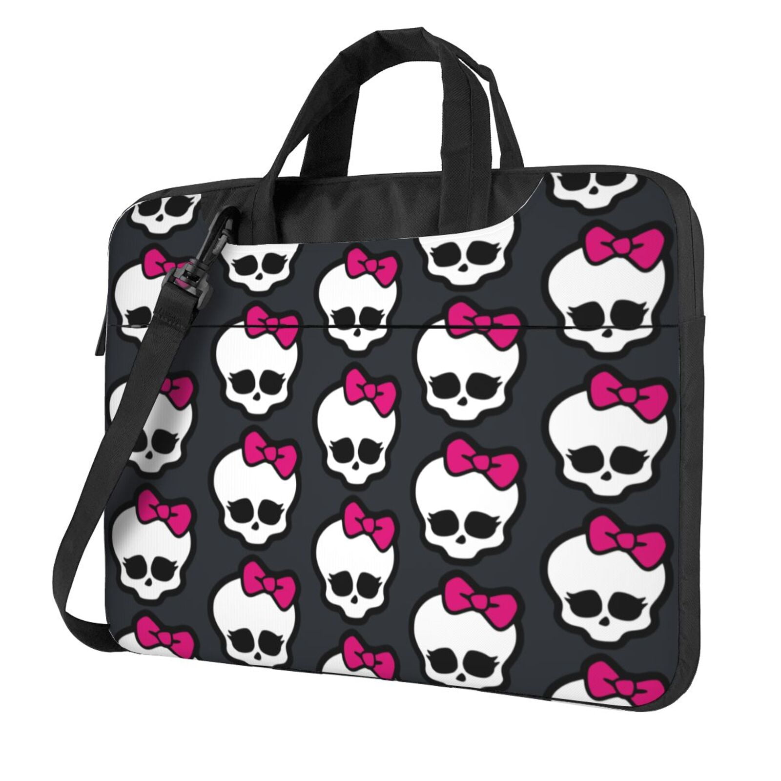Monster High Logo Skull Laptop Bag Portable Single Shoulder Laptop Case ...
