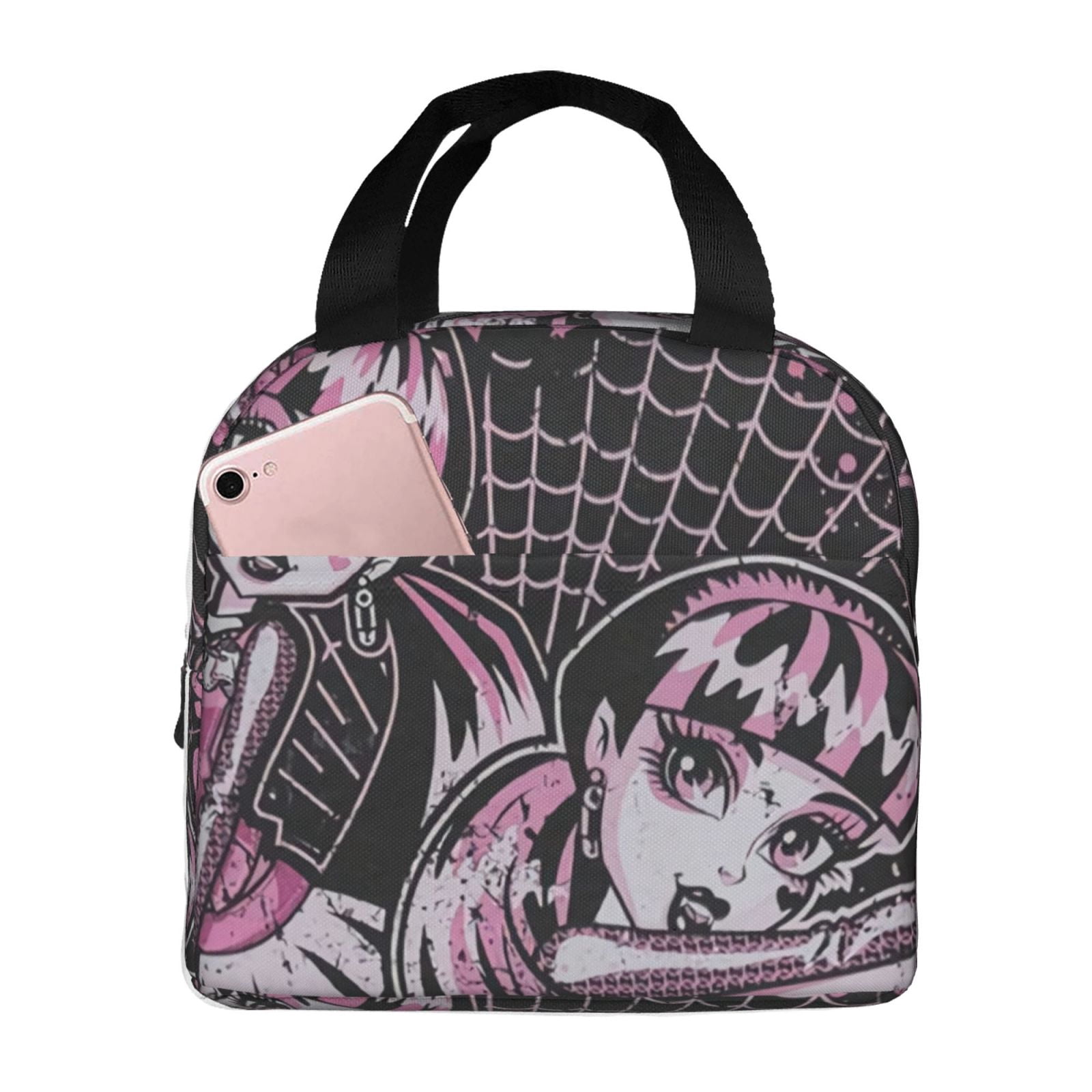 Monster High Lunch Bag,Anime Lunchbox,Reusable Insulated Lunch Bag ...