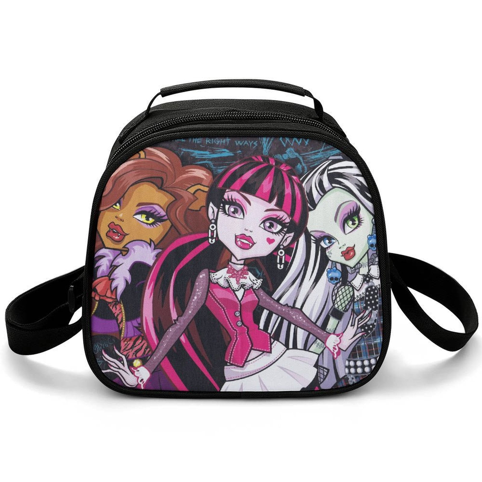 Monster High Lunch Bag Insulated, Lunch Box Bag Reusable Lunch Tote Bag ...