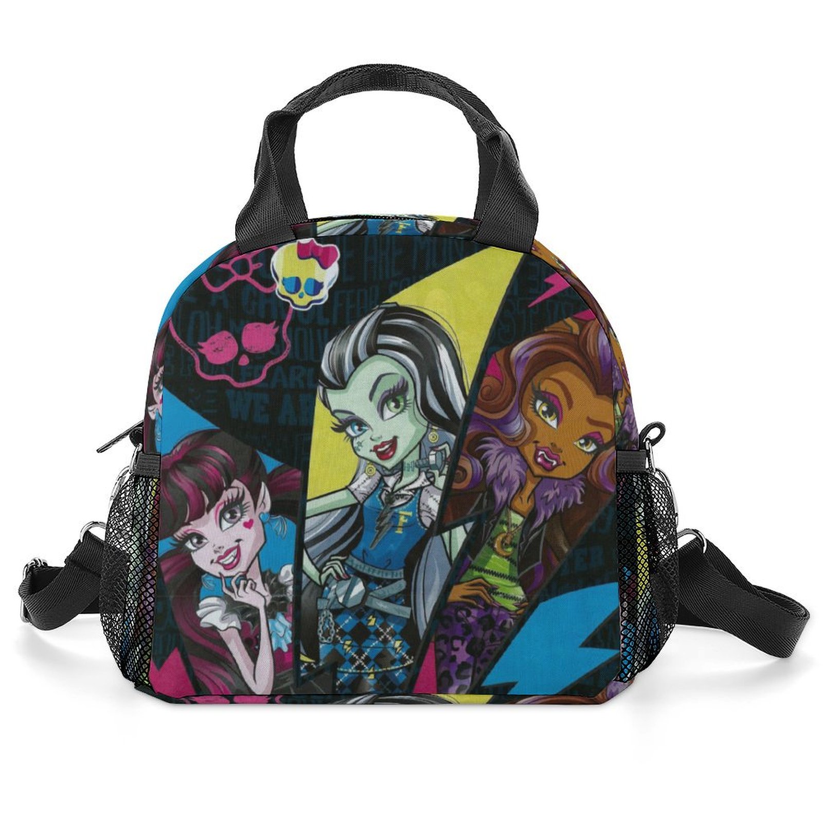 Monster High Lunch Bag Insulated, Lunch Box Bag for Women Men Reusable ...
