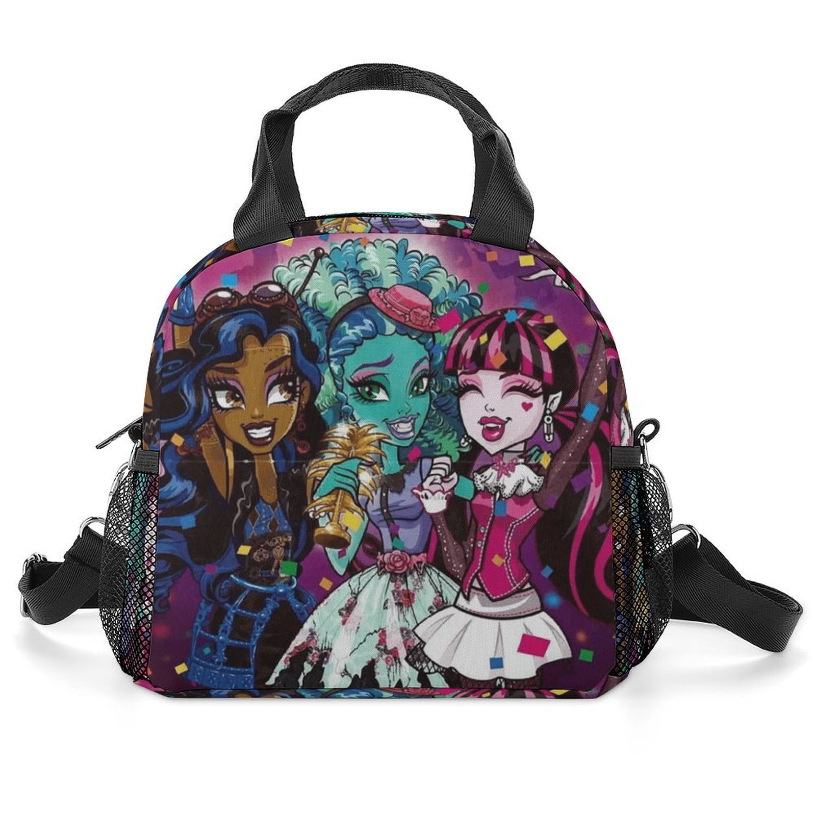 Monster High Lunch Bag Insulated, Lunch Box Bag for Women Men Reusable ...