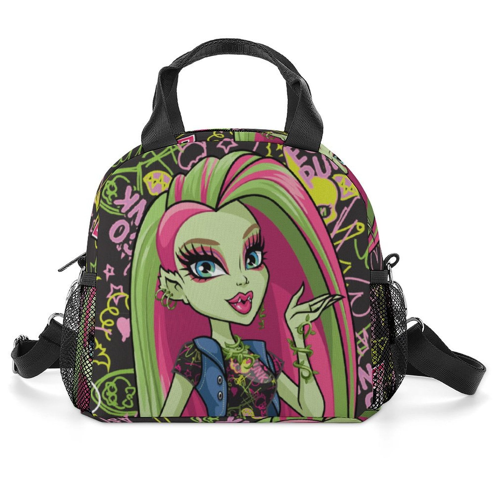Monster High Lunch Bag Insulated, Lunch Box Bag for Women Men Reusable ...