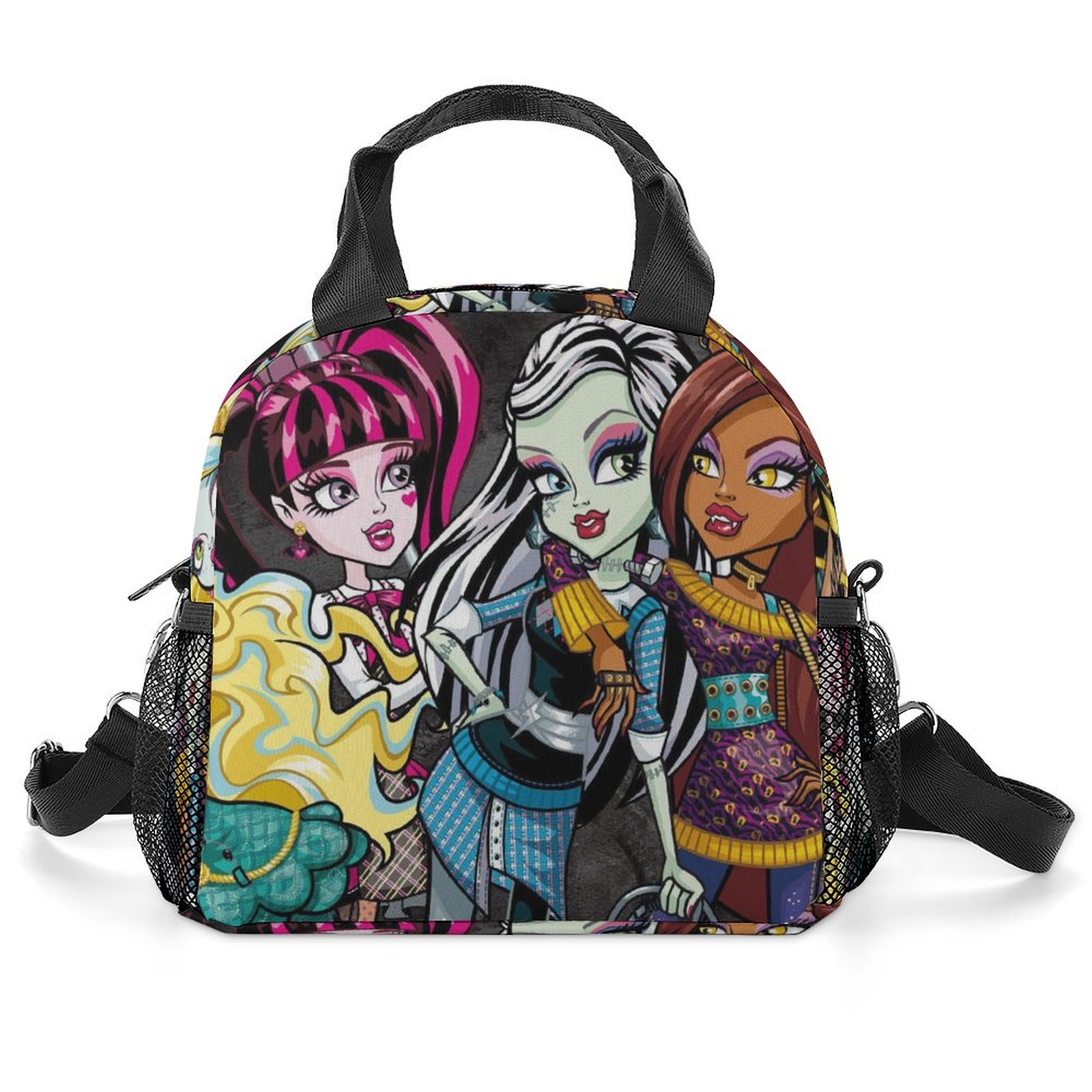 Monster High Lunch Bag Insulated, Lunch Box Bag for Women Men Reusable ...