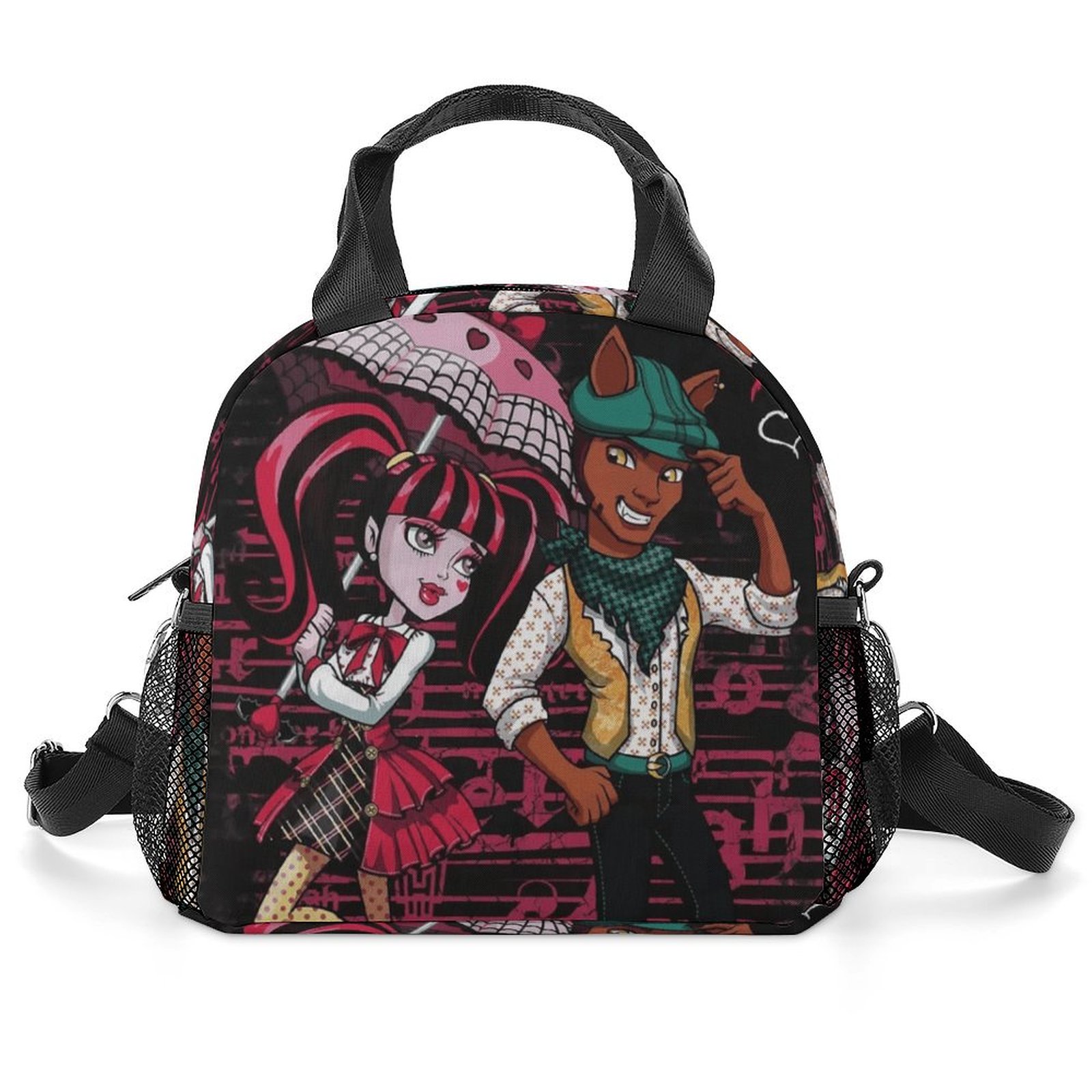 Monster High Lunch Bag Insulated, Lunch Box Bag for Women Men Reusable ...