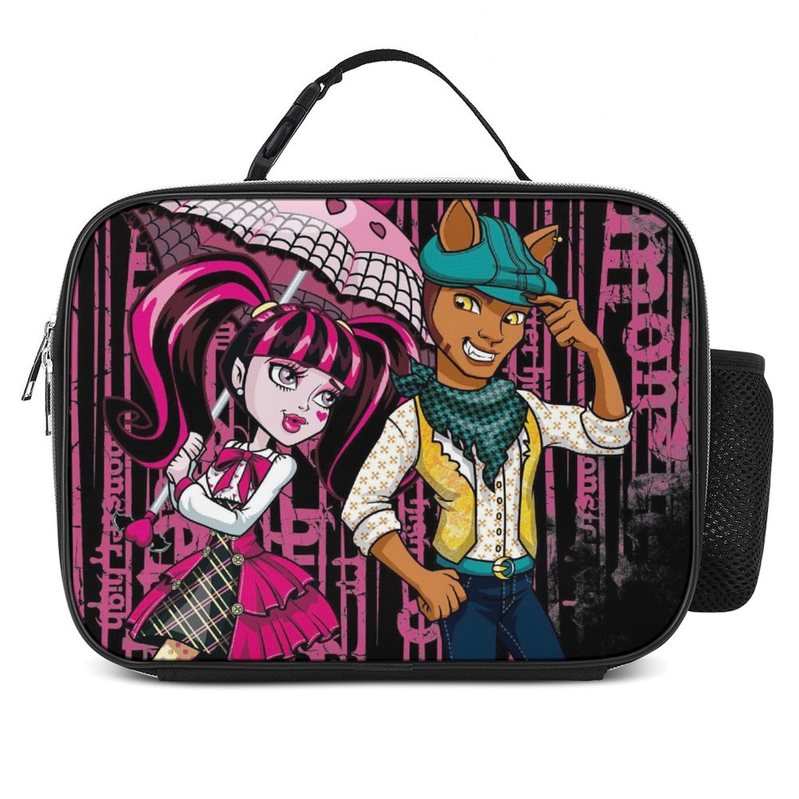 Monster High Lunch Bag Insulated, Lunch Box Bag for Women Men Reusable ...