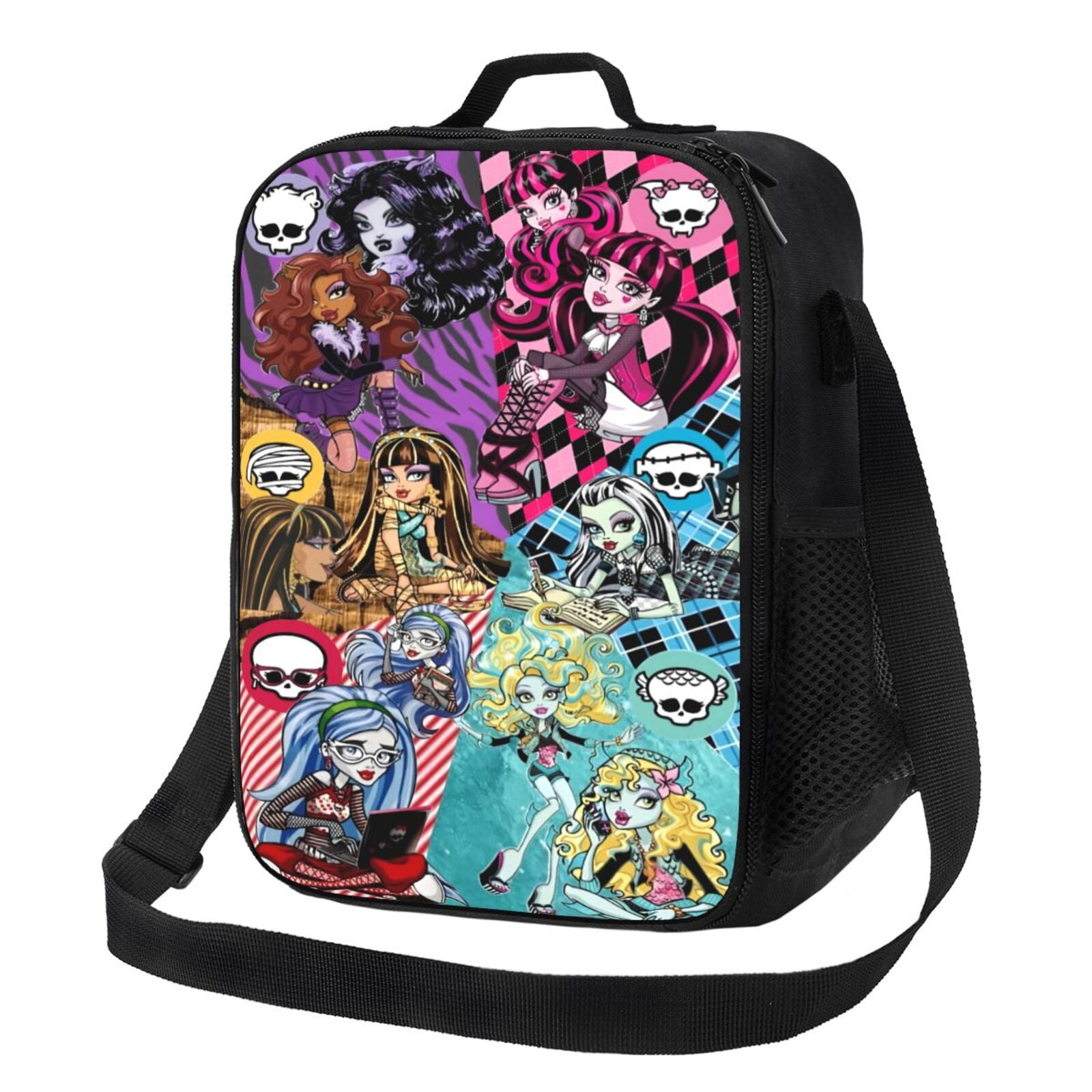 Monster High Lunch Bag Insulated Lunch Box Waterproof Lunch Tote Bags ...
