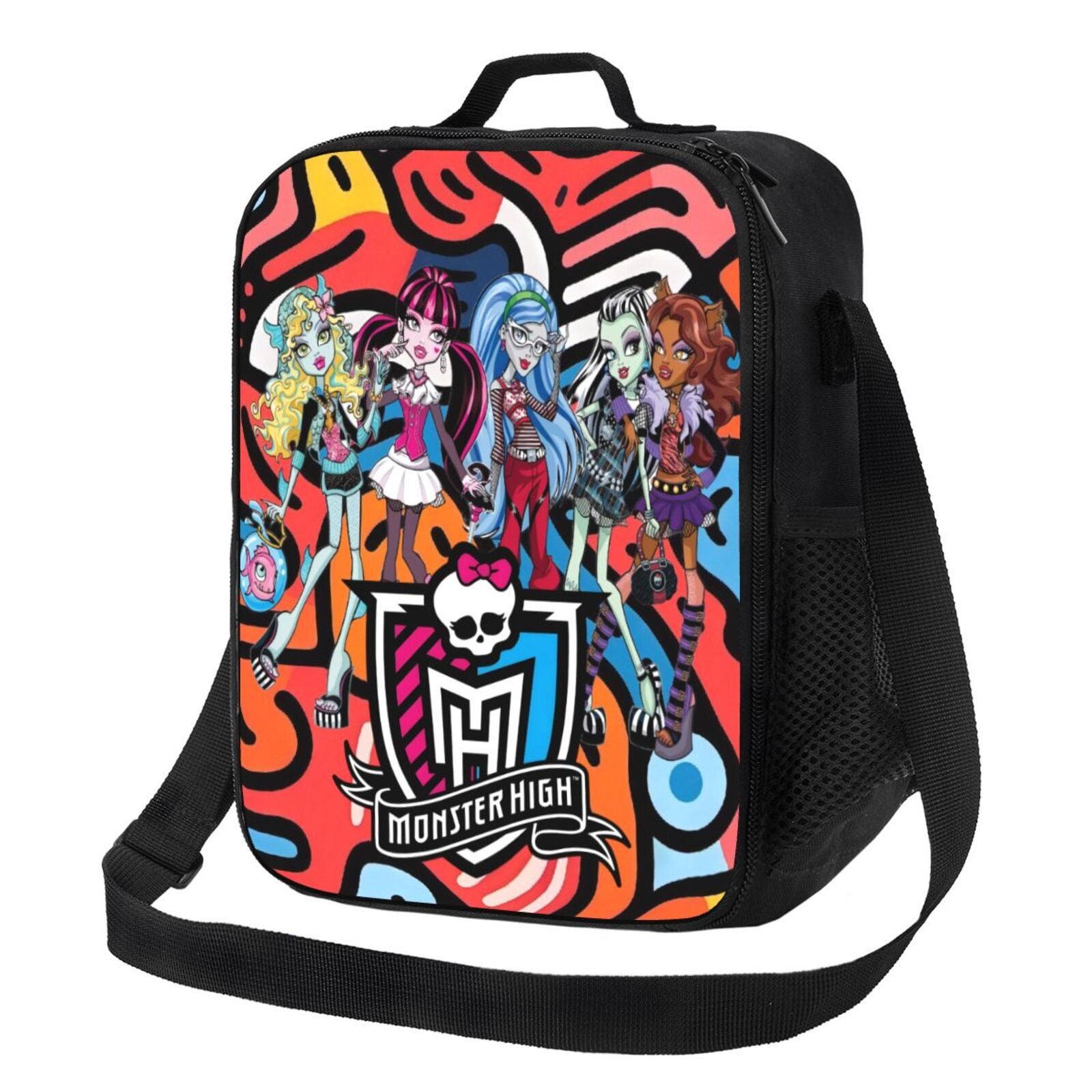 Monster High Lunch Bag Insulated Lunch Box Waterproof Lunch Tote Bags ...