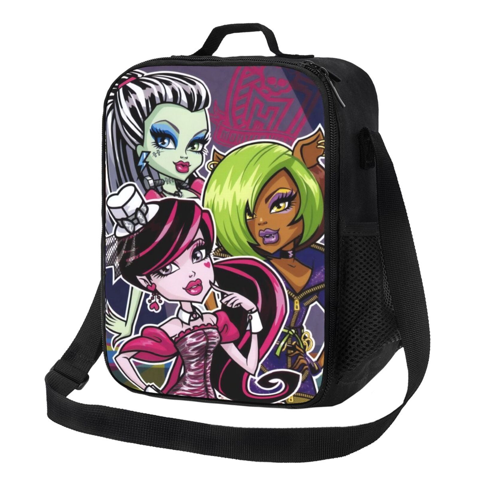 Monster High Lunch Bag Insulated Lunch Box Waterproof Lunch Tote Bags ...