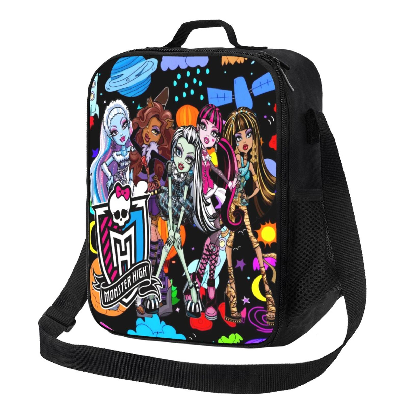 Monster High Lunch Bag Insulated Lunch Box Waterproof Lunch Tote Bags ...