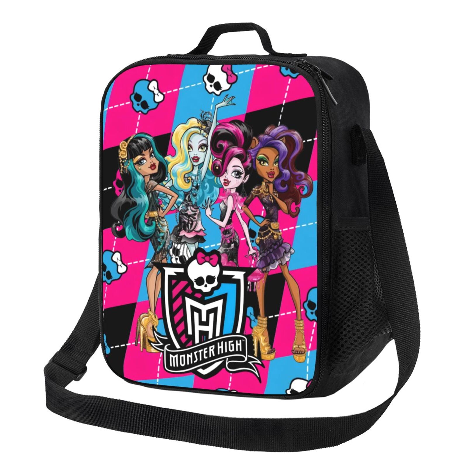 Monster High Lunch Bag Insulated Lunch Box Waterproof Lunch Tote Bags ...