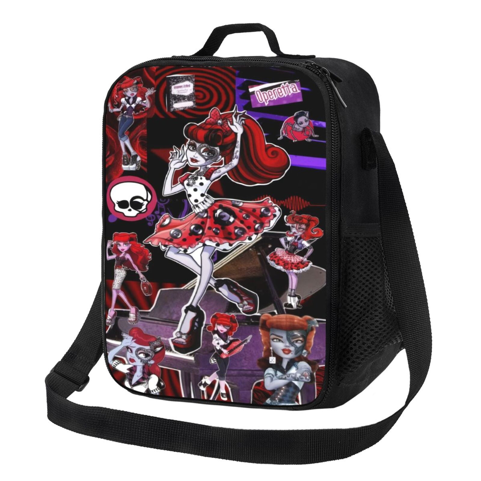 Monster High Lunch Bag Insulated Lunch Box Waterproof Lunch Tote Bags ...