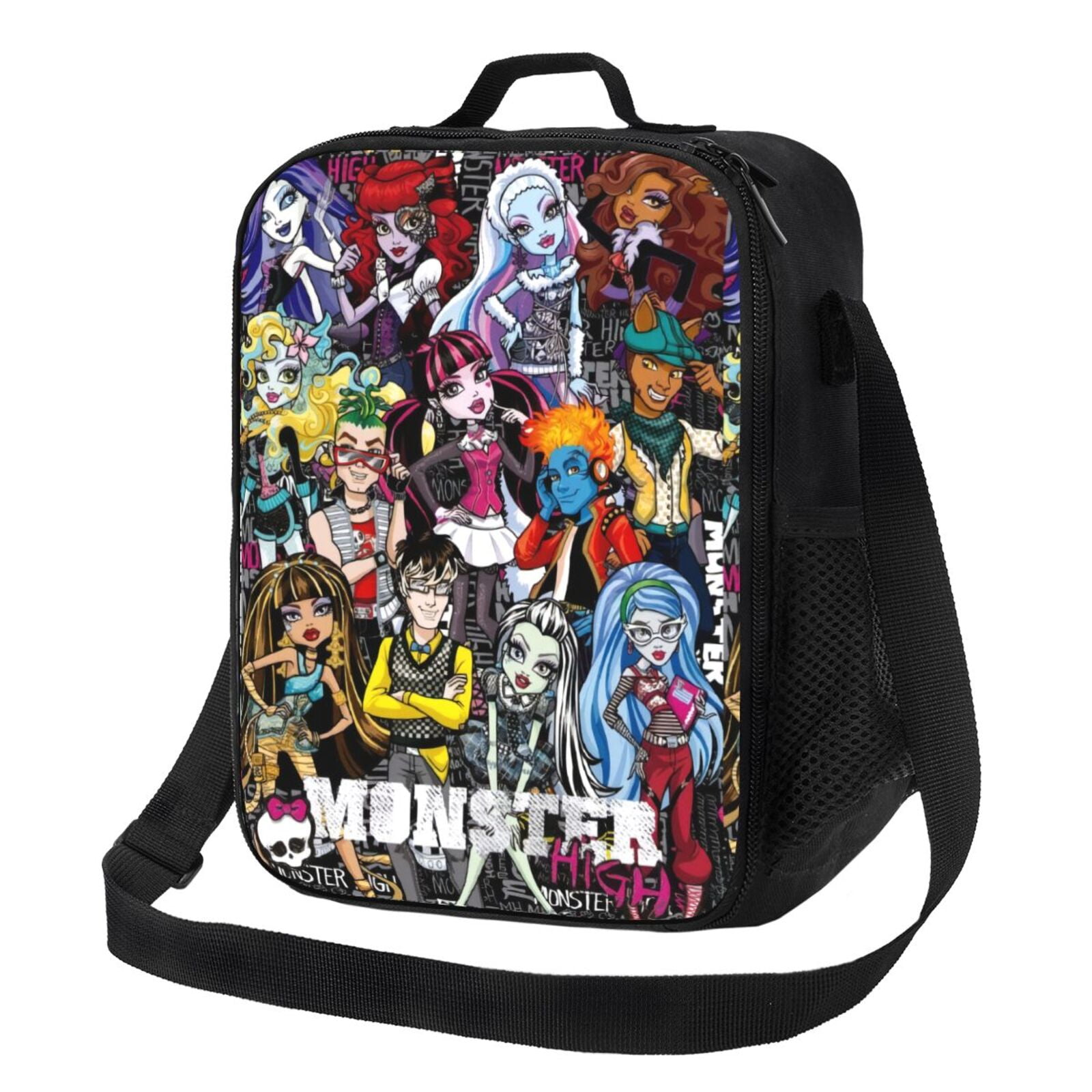 Monster High Lunch Bag Insulated Lunch Box Waterproof Lunch Tote Bags ...