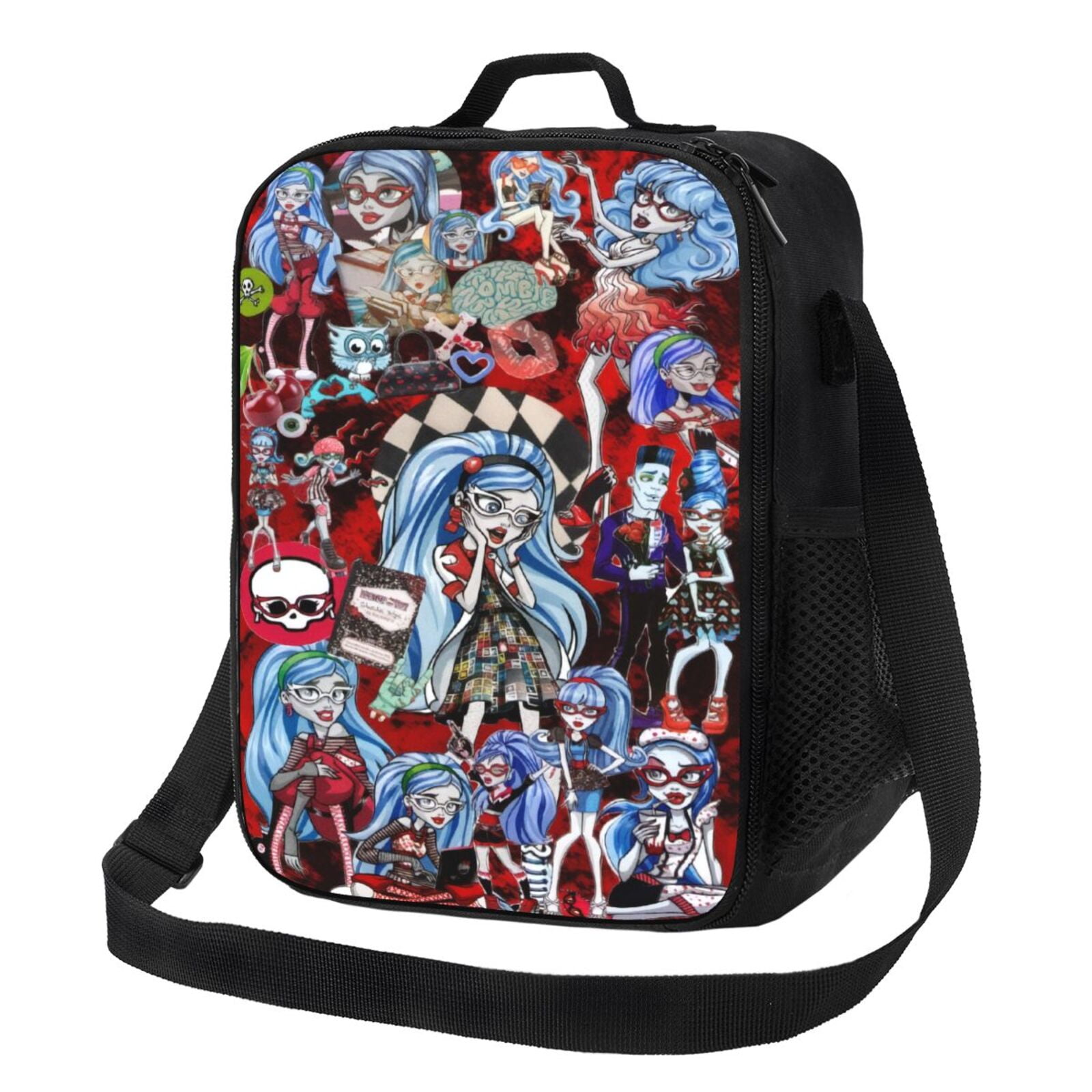 Monster High Lunch Bag Insulated Lunch Box Waterproof Lunch Tote Bags ...