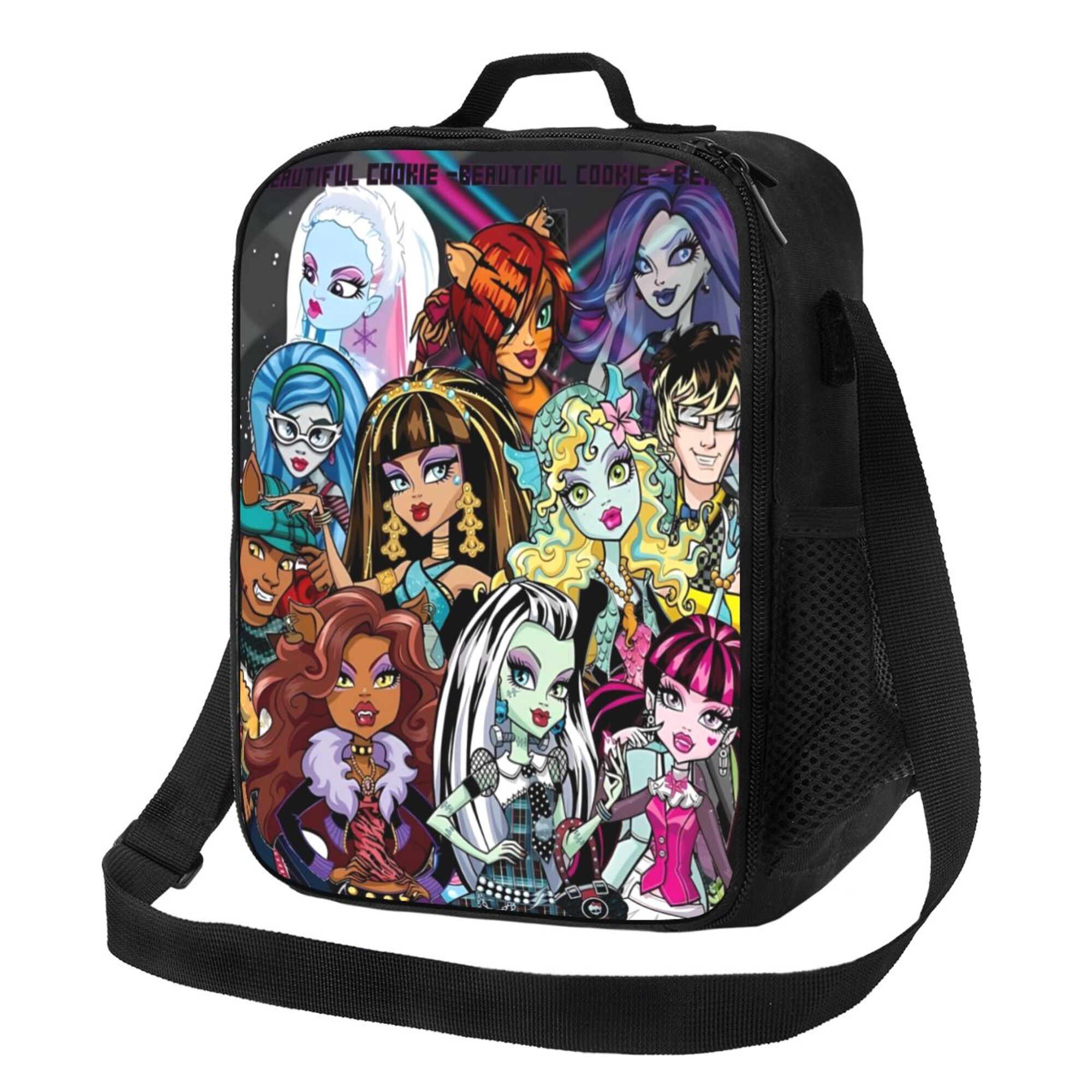 Monster High Lunch Bag Lunch Box Lightweight Durable Lunch Tote Bag ...