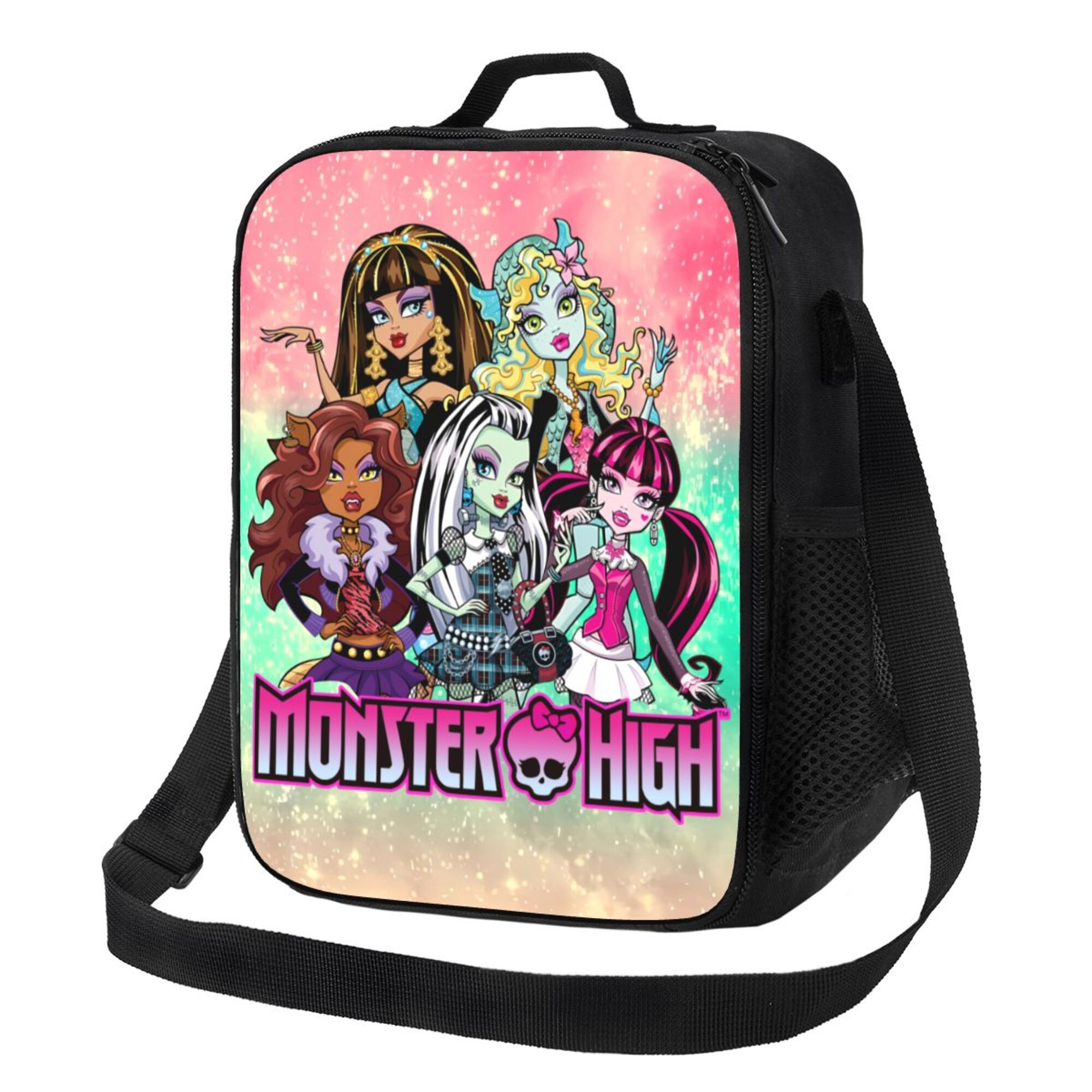 Monster High Lunch Bag Lunch Box Lightweight Durable Lunch Tote Bag ...