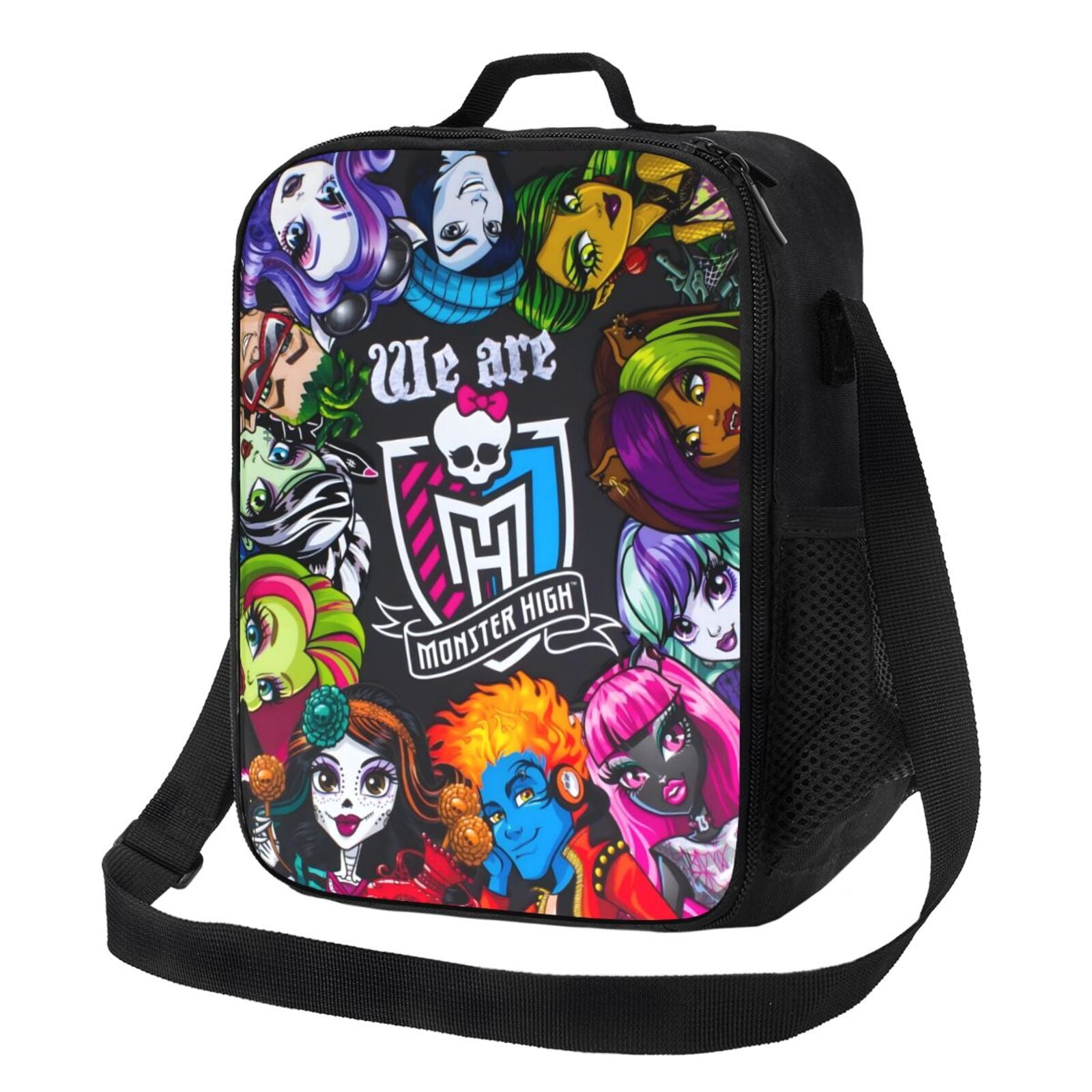 Monster High Lunch Bag Reusable Portable Insulated Cooler Box For ...